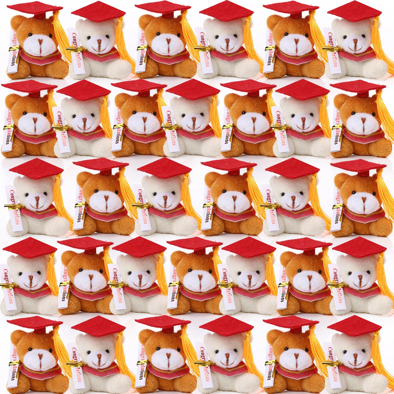 Snapklik.com : Libima 32 Pcs Mini Graduation Bear Bulk Graduation ...