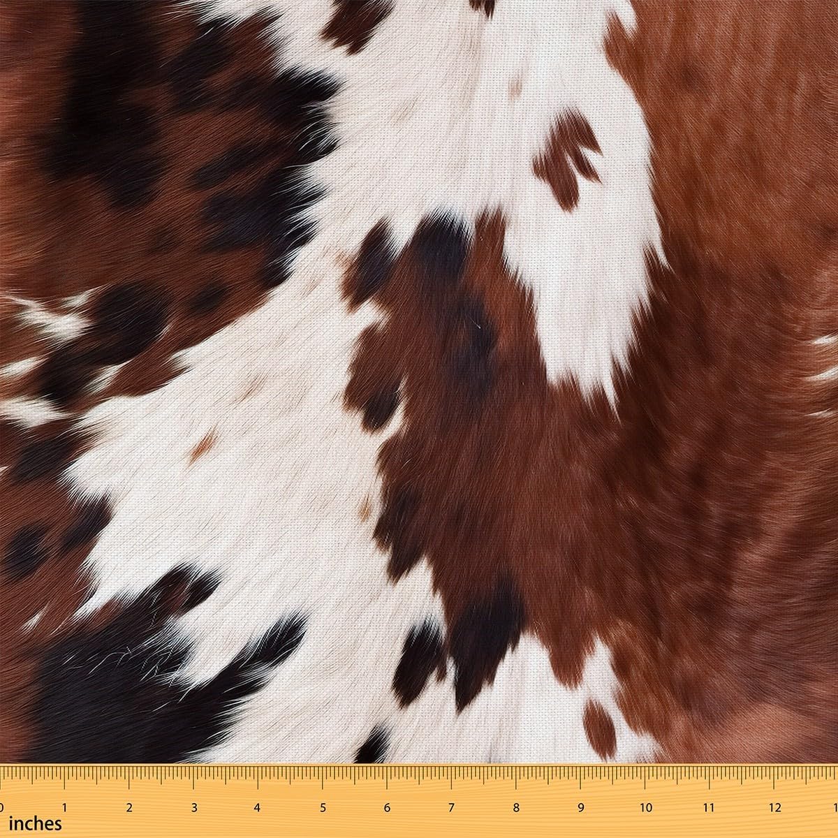 Amazon.com: Feelyou Cow Print Polyester Upholstery Fabric 1 Yard Kids ...