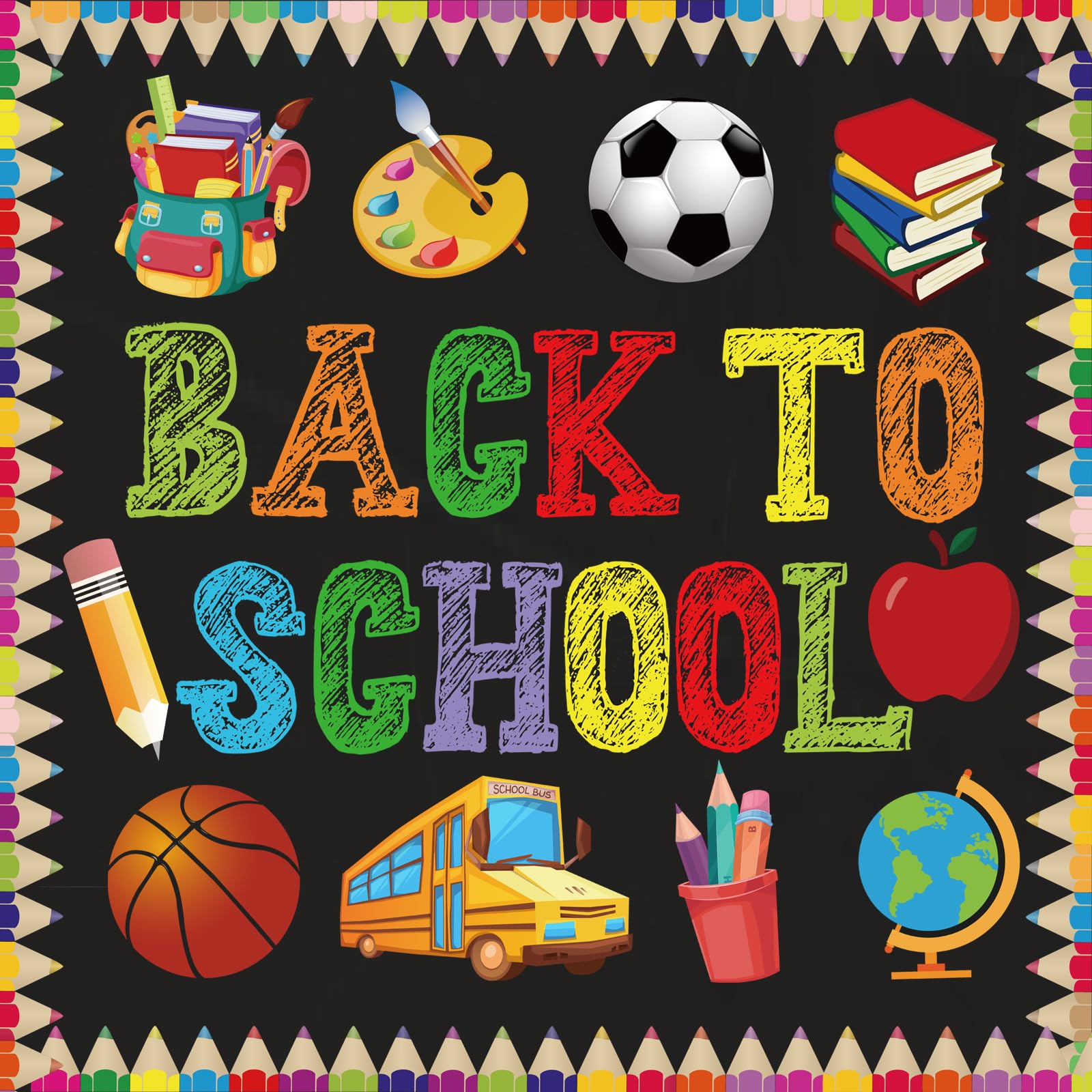 Amazon.com: Back to School Classroom Bulletin Board Set Welcome Back to ...