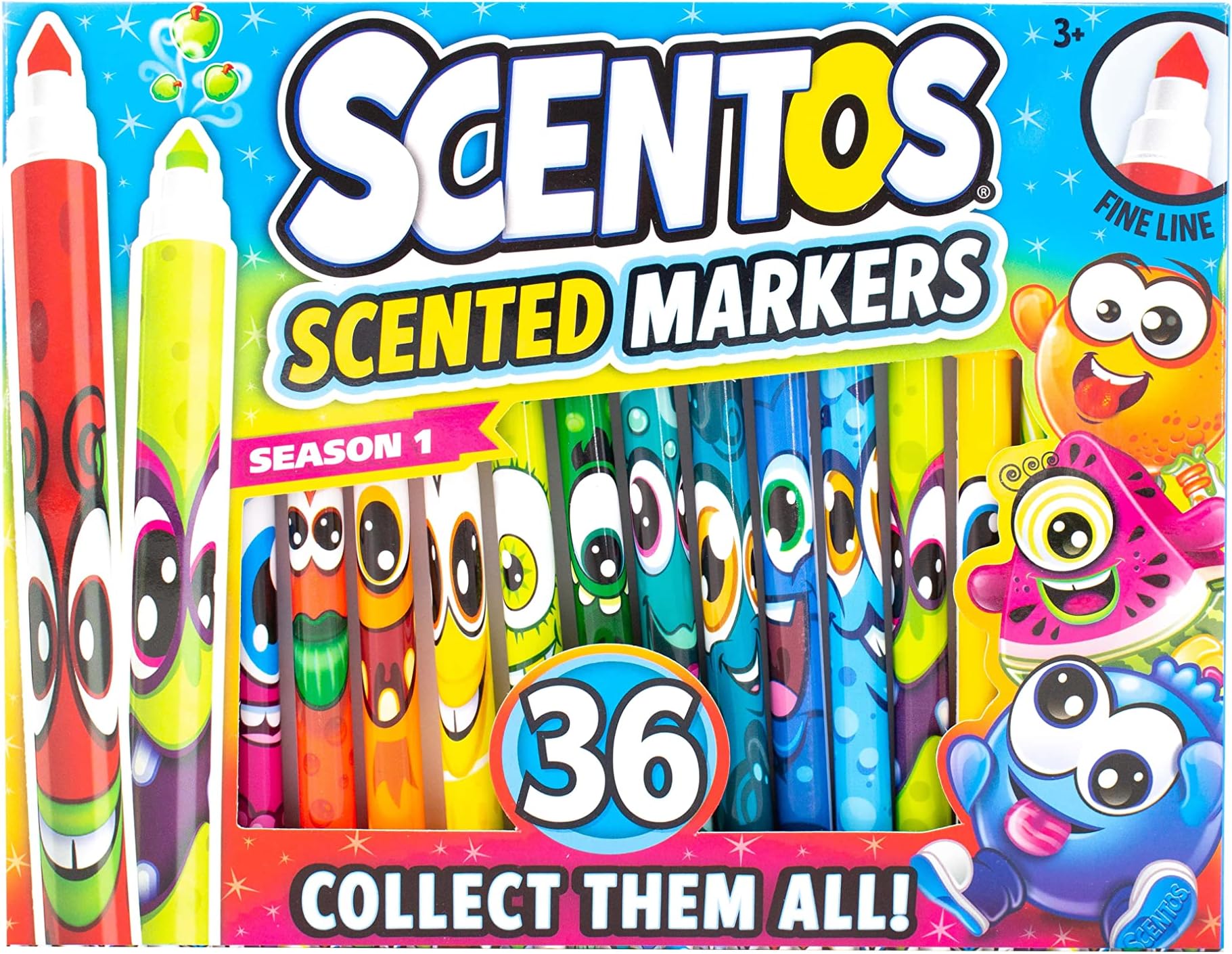 Amazon.com: Crayola Silly Scents Sweet & Stinky Scented Markers ...