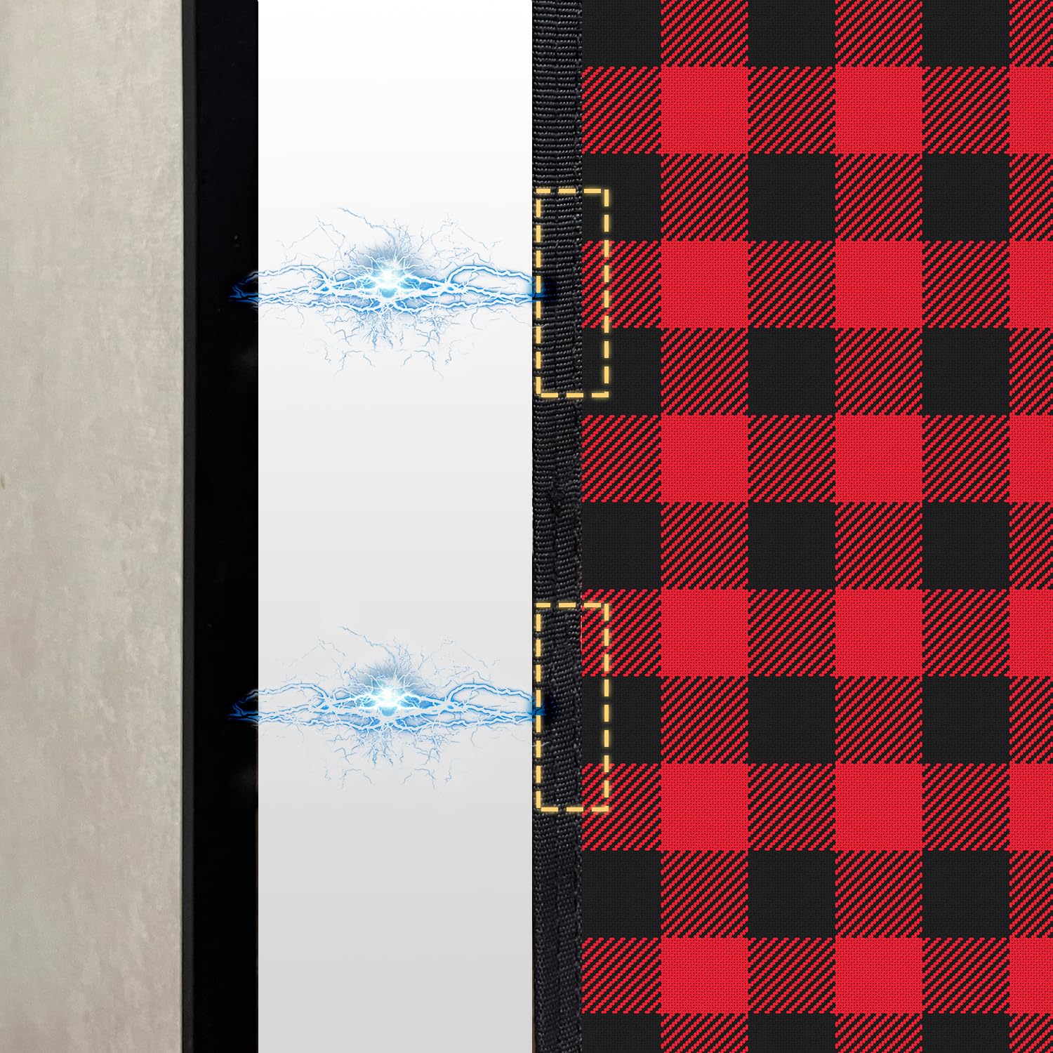 Snapklik.com : Magnet Fireplace Cover, Fireplace Draft Blocker ...