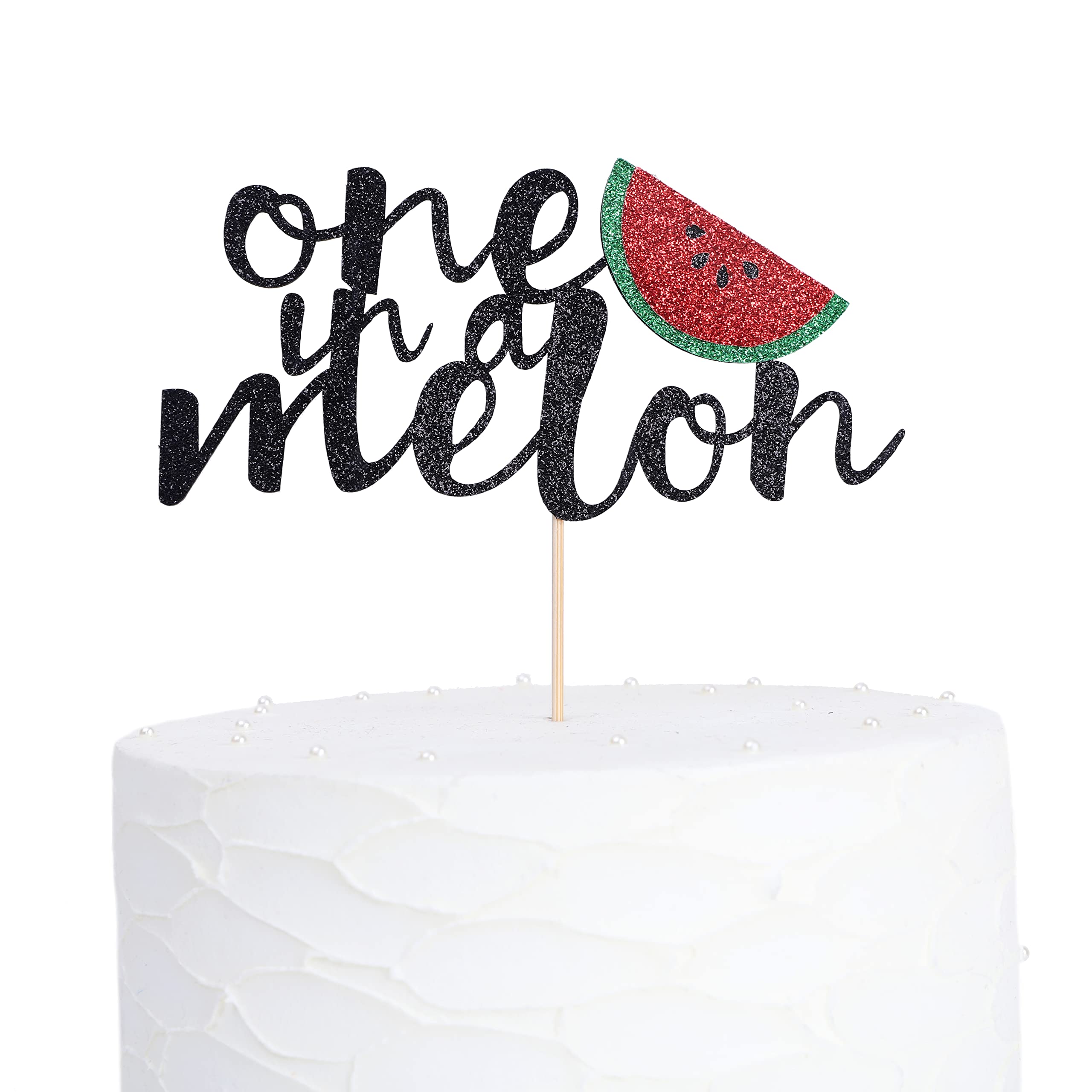 Buy Watermelon Cake Topper For 1st Birthday - One in a Melon Cake ...