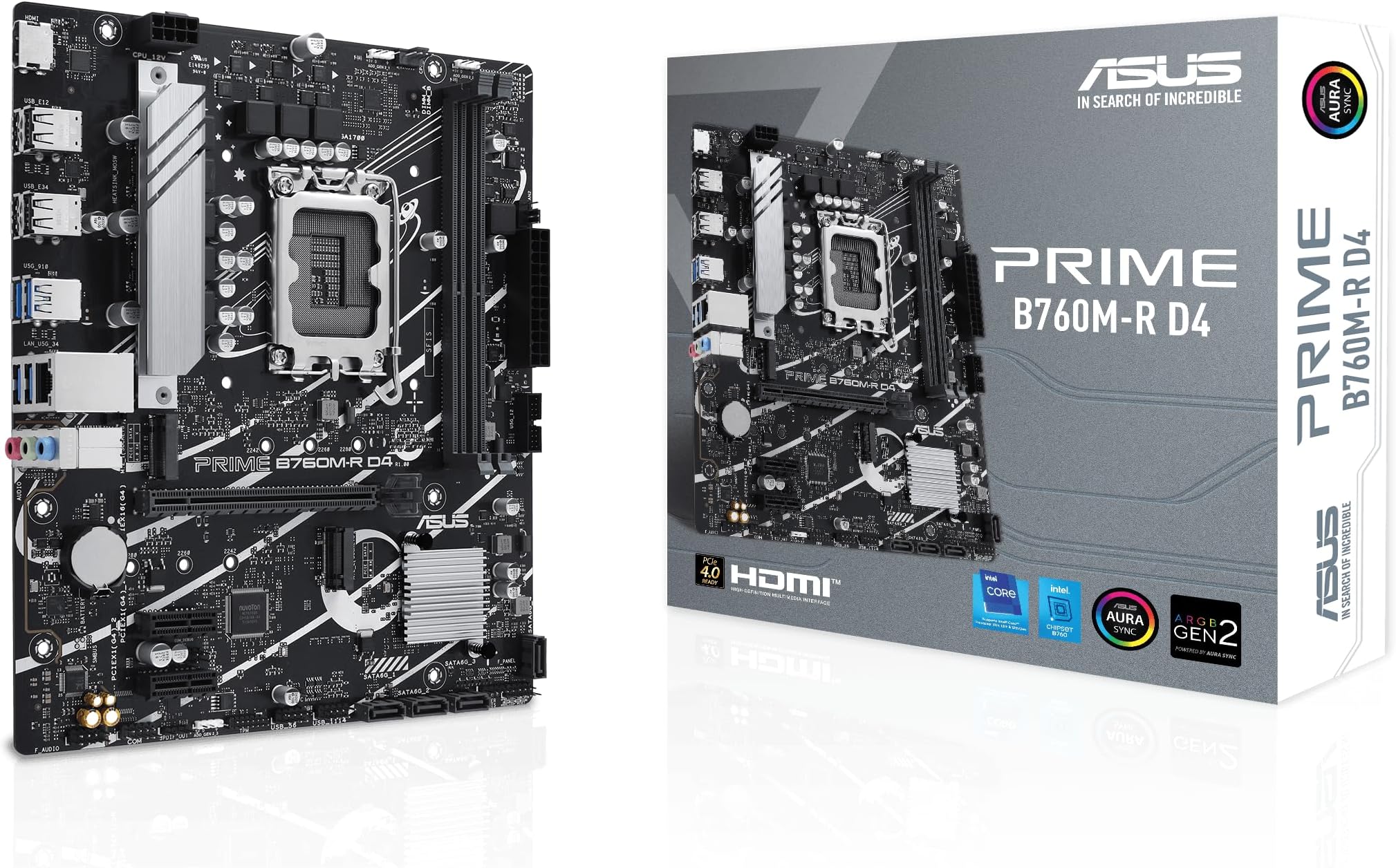 ASUS PRIME B660-PLUS D4 Scheda Madre ATX, Intel B660, LGA1700, DDR4 ...