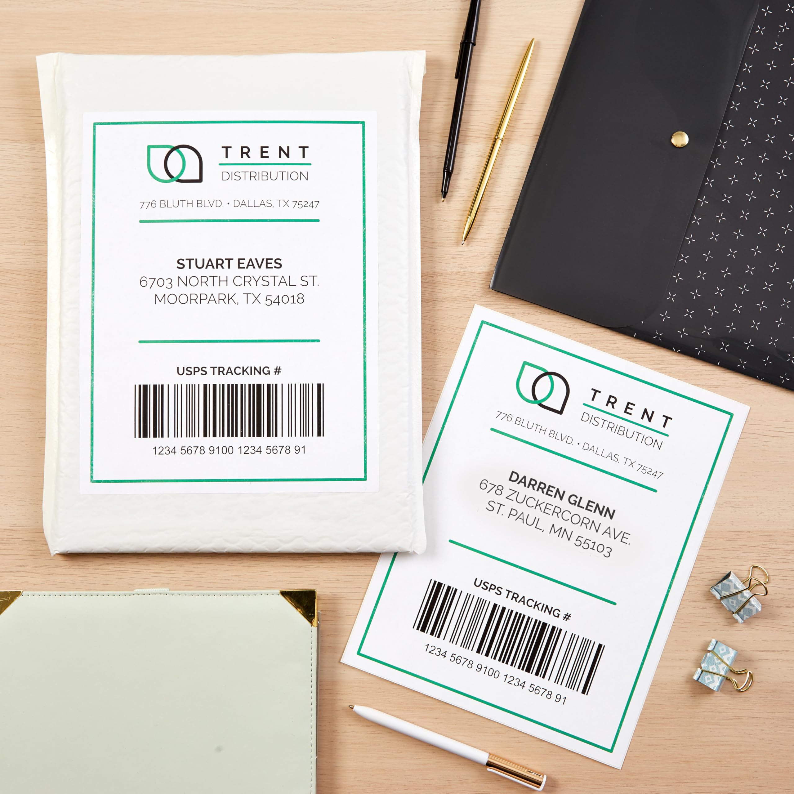 Snapklik.com : Avery Half-Sheet Printable Shipping Labels, 5.5" X 8.5 ...