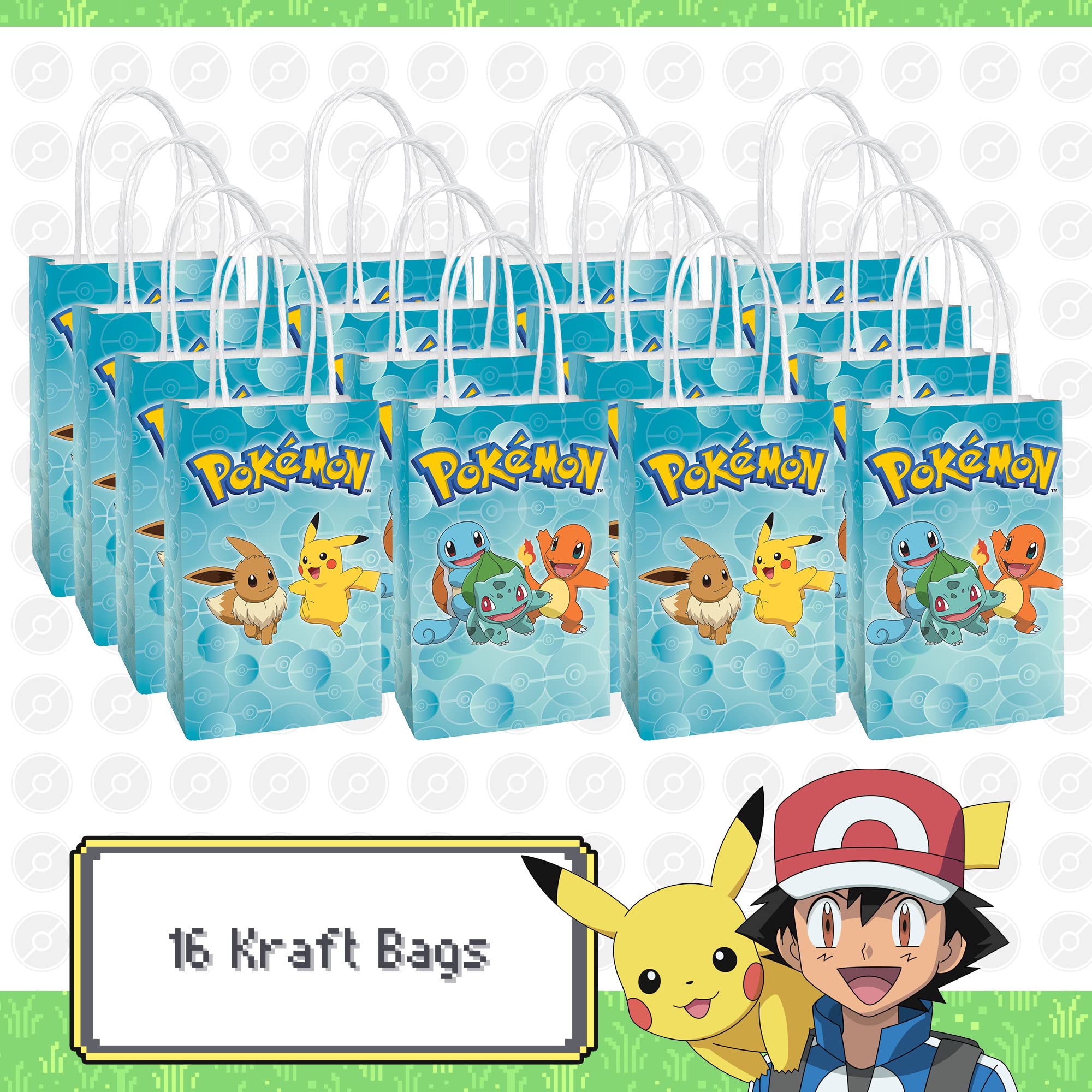 Pokemon Party Bags Printables Pikachu Birthday Chips Bag Label | Boy