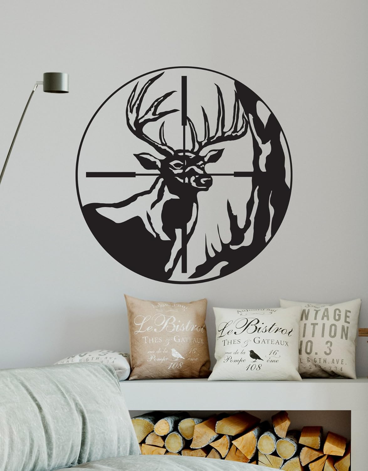 Amazon.com: Hunting Gifts for Men. Deer Hunting Theme. Deer in Scope ...