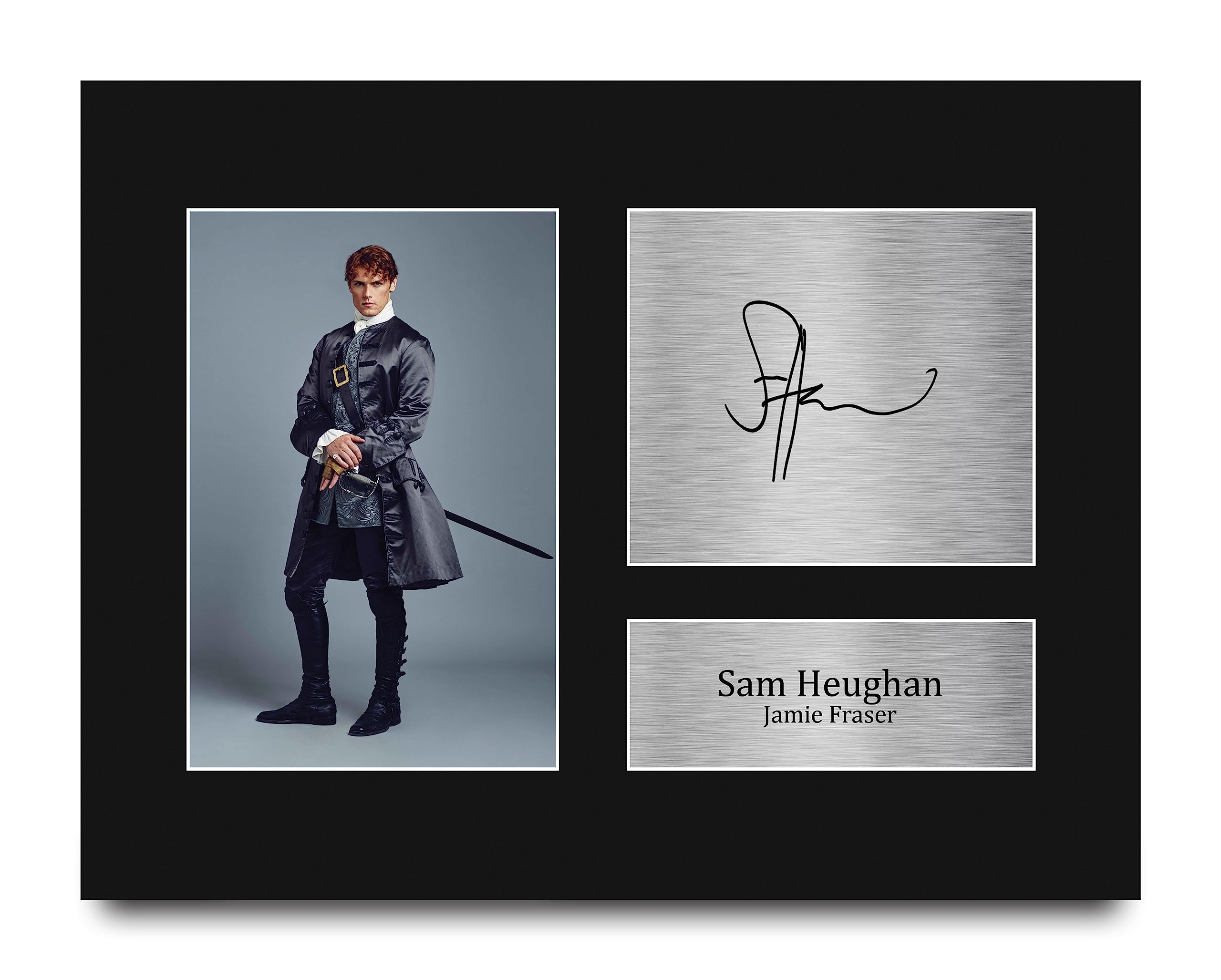 Amazon.com: HWC Trading Sam Heughan Outlander Gifts Printed Signed ...