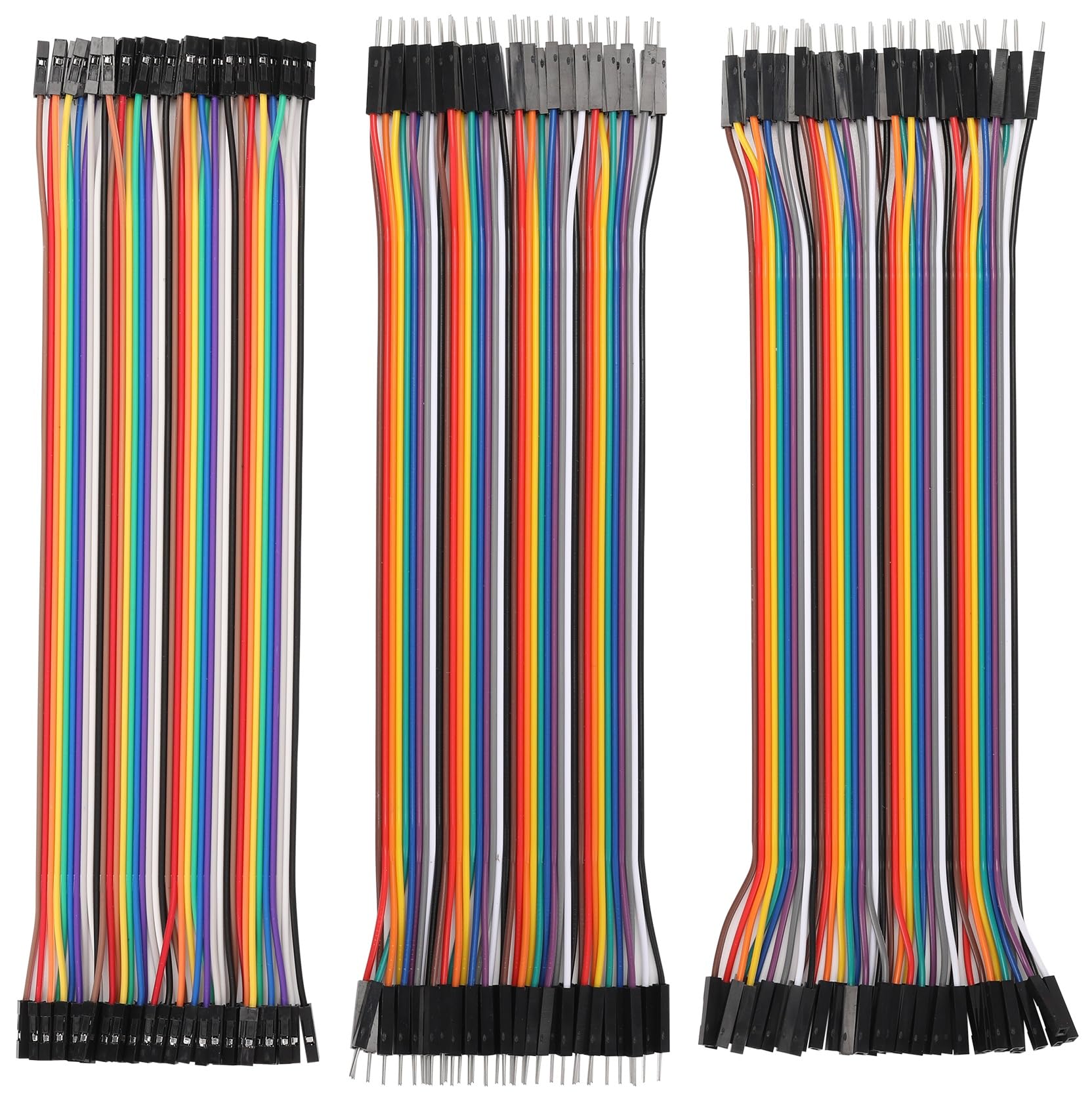 Amazon.com: WWZMDiB 120 Pin Breadboard Jumper Wires Length 20cm, 40pin ...