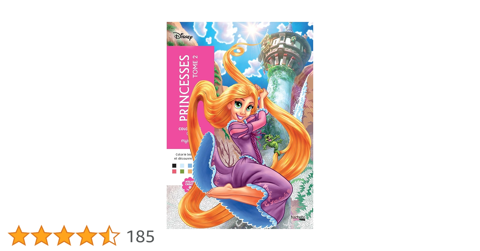 disney mystery coloring book princesses tome 2