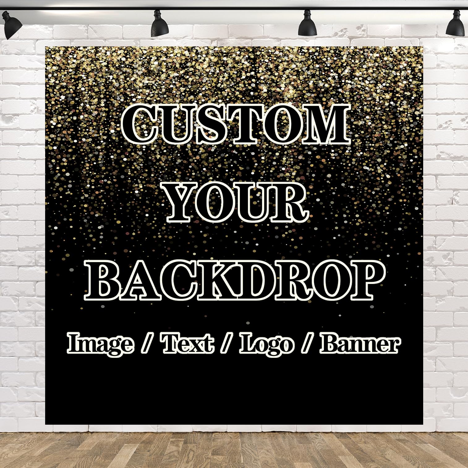 Amazon.com : BELECO Fabric 6x6ft Custom Backdrop Personalized Backdrop ...