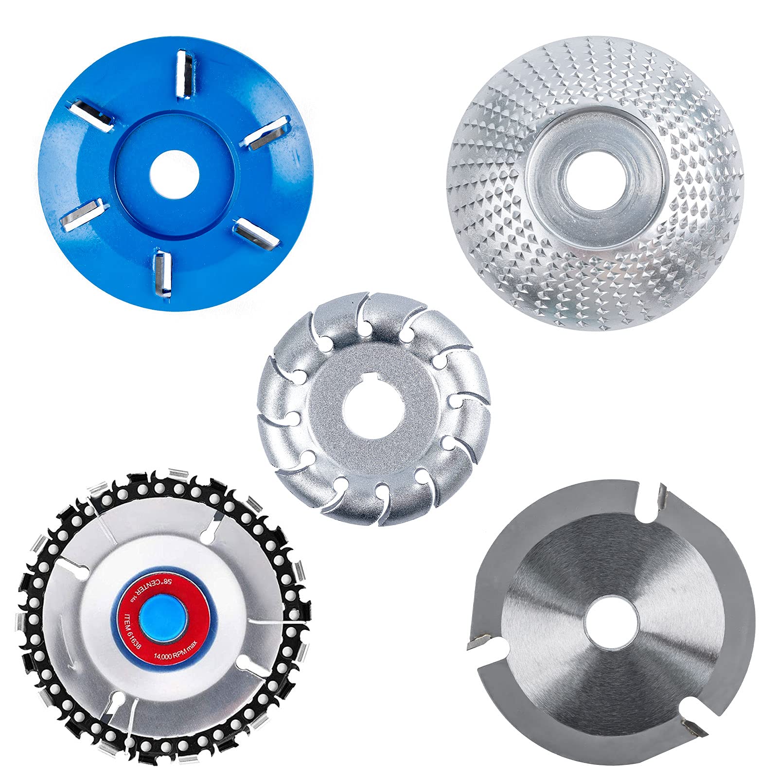 Angle Grinder Wood Carving Disc , 5 Teeth Stump Grinder... Stump ...