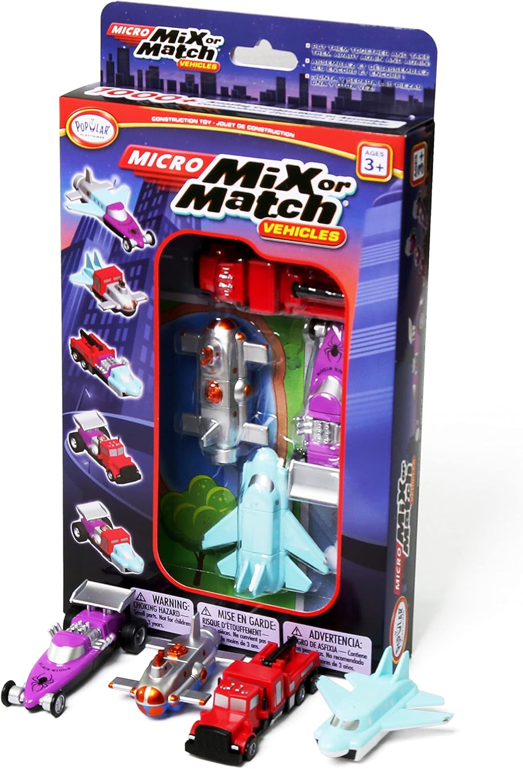 Amazon.com: POPULAR PLAYTHINGS Micro Mix or Match Vehicles Deluxe Set ...