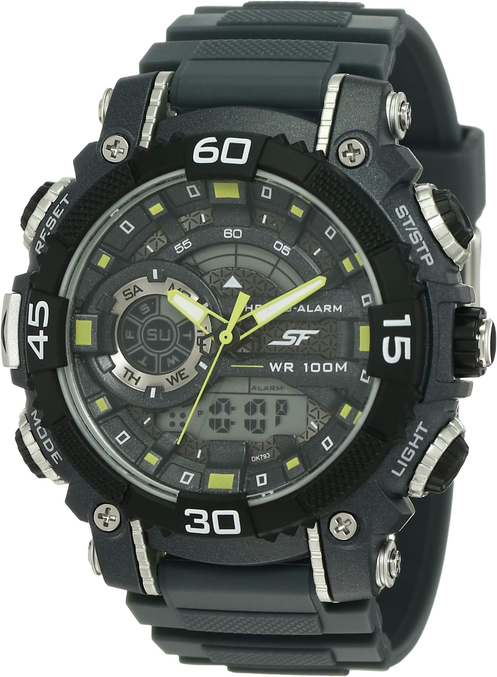 SF Xtreme Gear Analog-Digital Grey Round Dial Men's Sport Watch ...