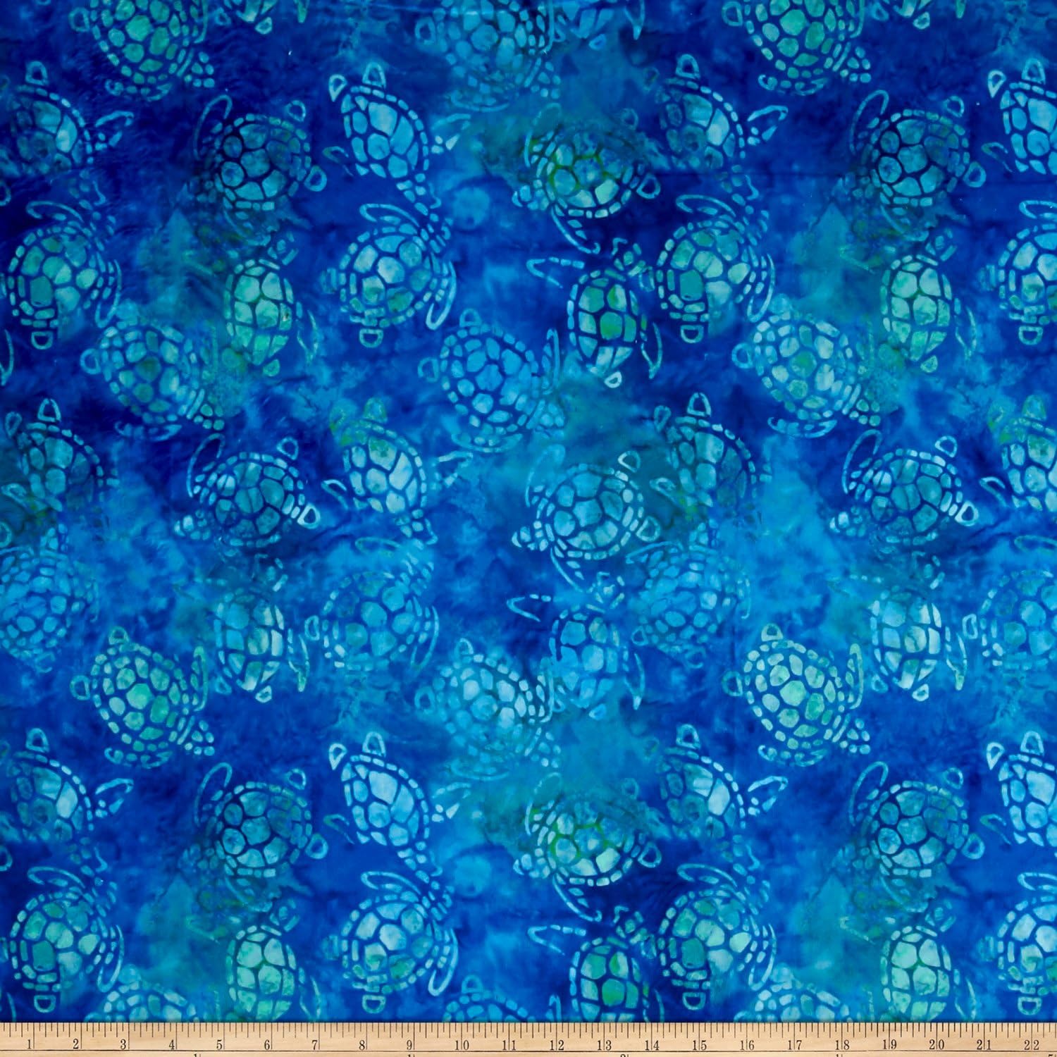 Amazon.com: Michael Miller Minky Batik Sea Turtles Turquoise, Fabric by ...