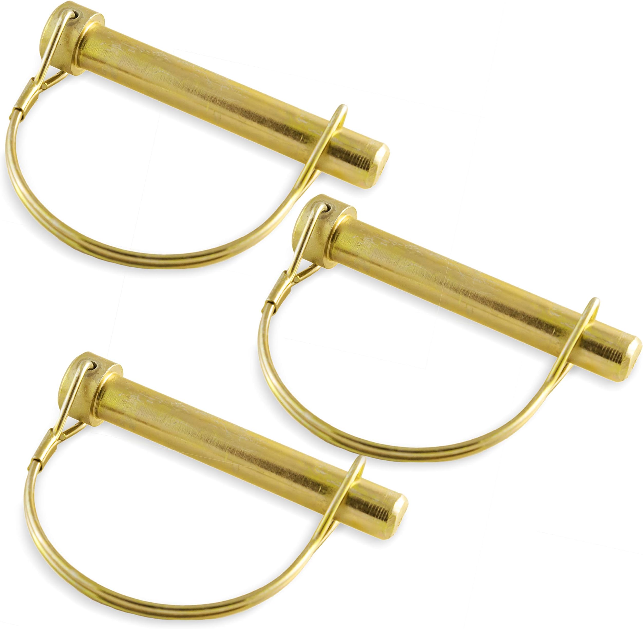 Amazon.com: PTO Round Shaft Locking Trailer Hitch Pin 1/2" x 2-5/8 ...