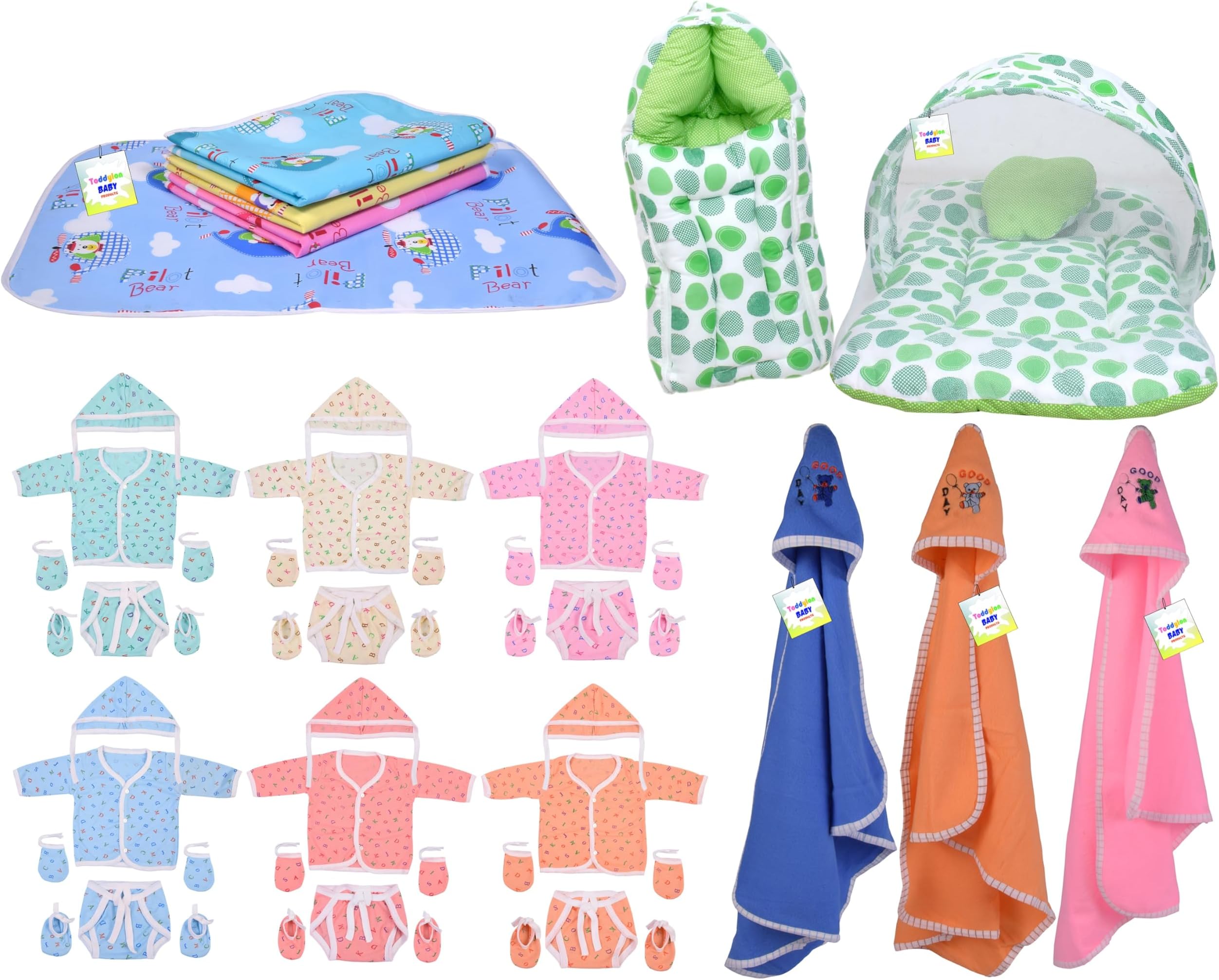 Toddylon 33 in 1 Baby Products All New Born Complete Daily Items | Gift ...