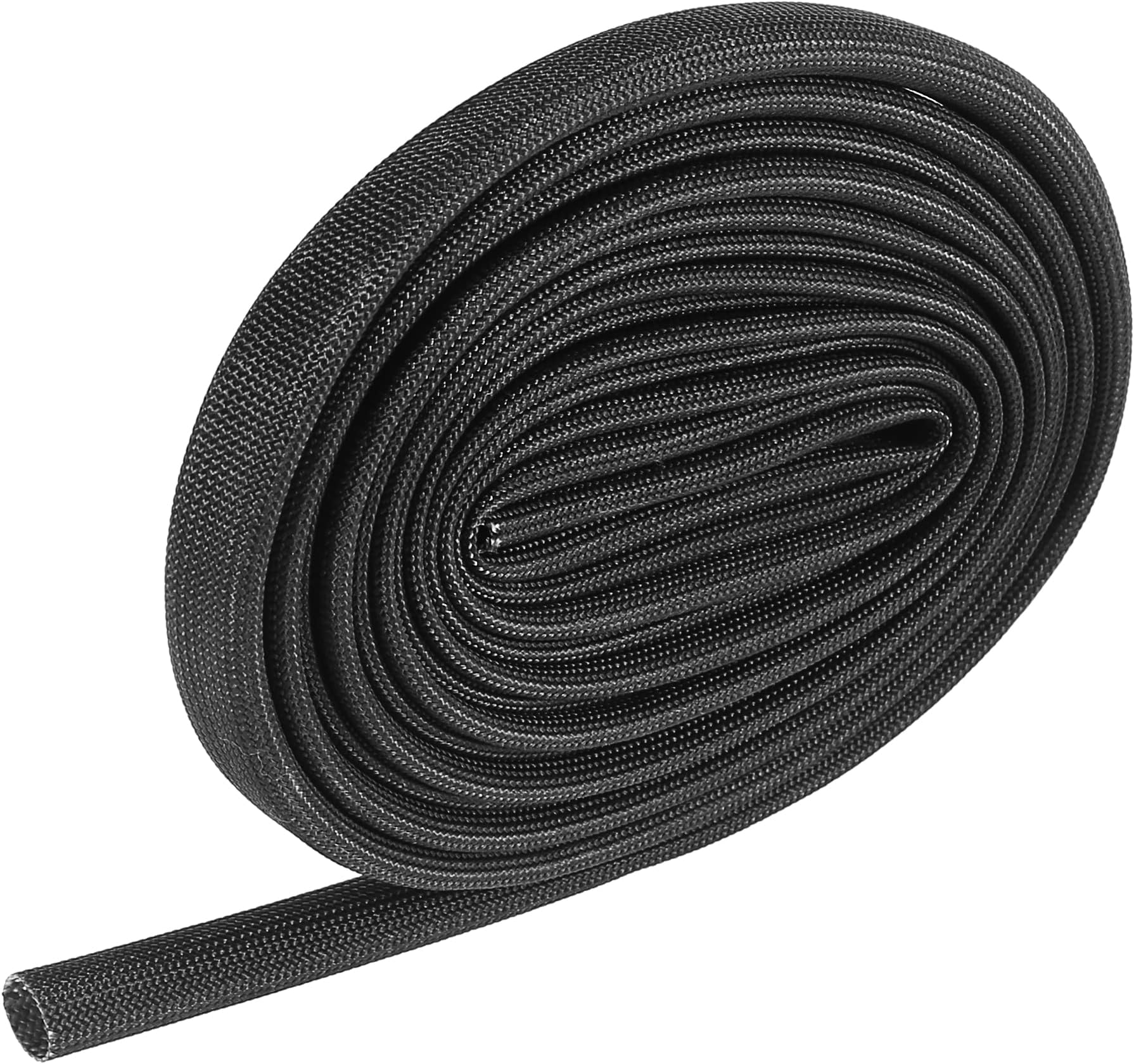Amazon.com: Heat Hose Fiberglass Wrap Shield Sleeve- 1/2" ID x 10'Black ...