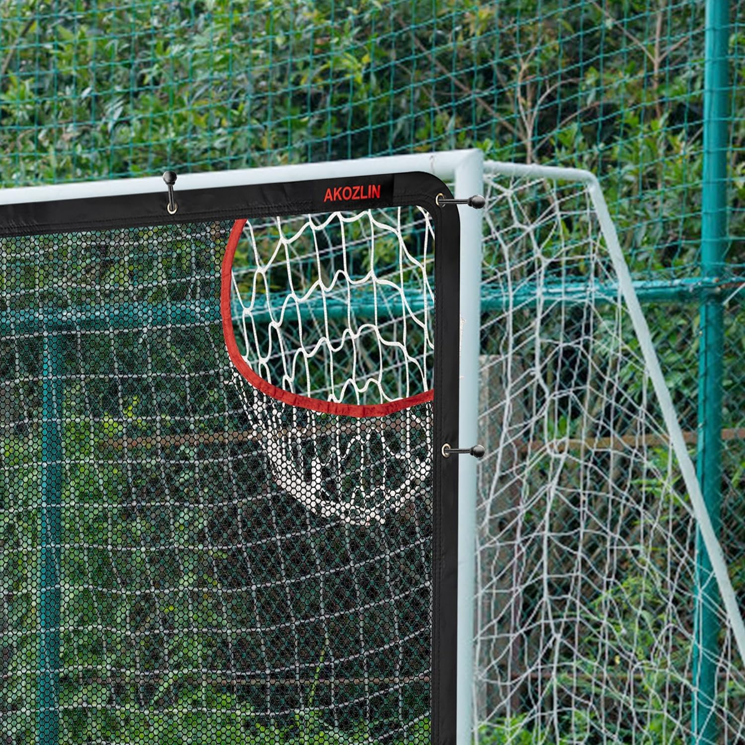 Snapklik.com : AKOZLIN 8ft X 6ft Soccer Field Nets Target Sheets Attach ...
