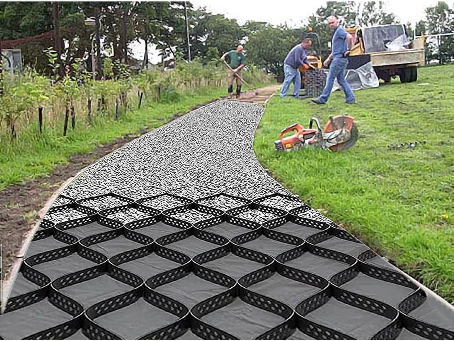 HAENJA Kiesgitter for Straßen, Landschaftsgestaltung for abschüssige ...