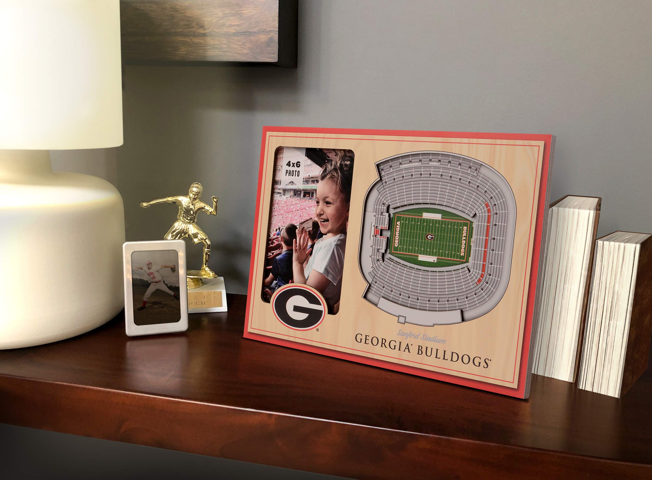 Snapklik.com : YouTheFan NCAA Georgia Bulldogs 3D StadiumView Picture Frame