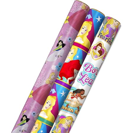 Amazon.com: American Greetings Reversible Christmas Wrapping Paper ...