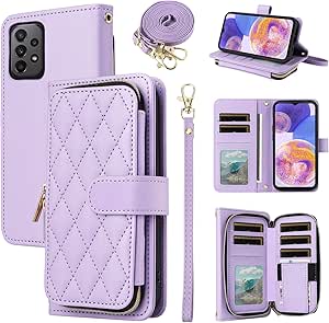 Amazon.com: Furiet Wallet Case for Samsung Galaxy A32 5G 2021 6.5 inch with Wrist Strap ...