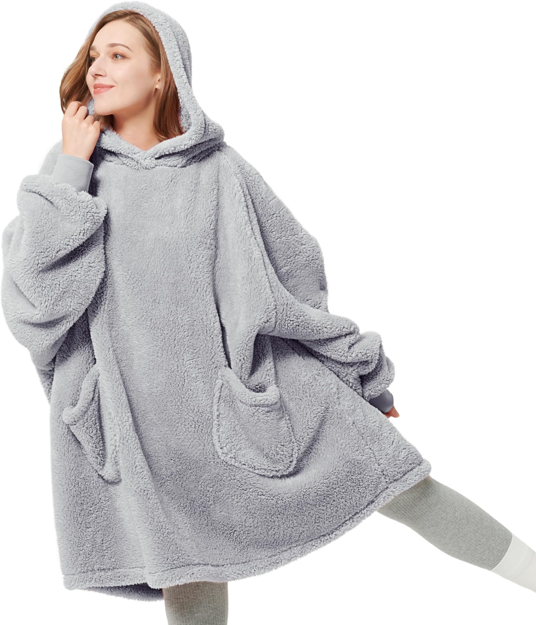 Amazon.com: THE COMFY Original | Oversized Microfiber & Sherpa Wearable ...