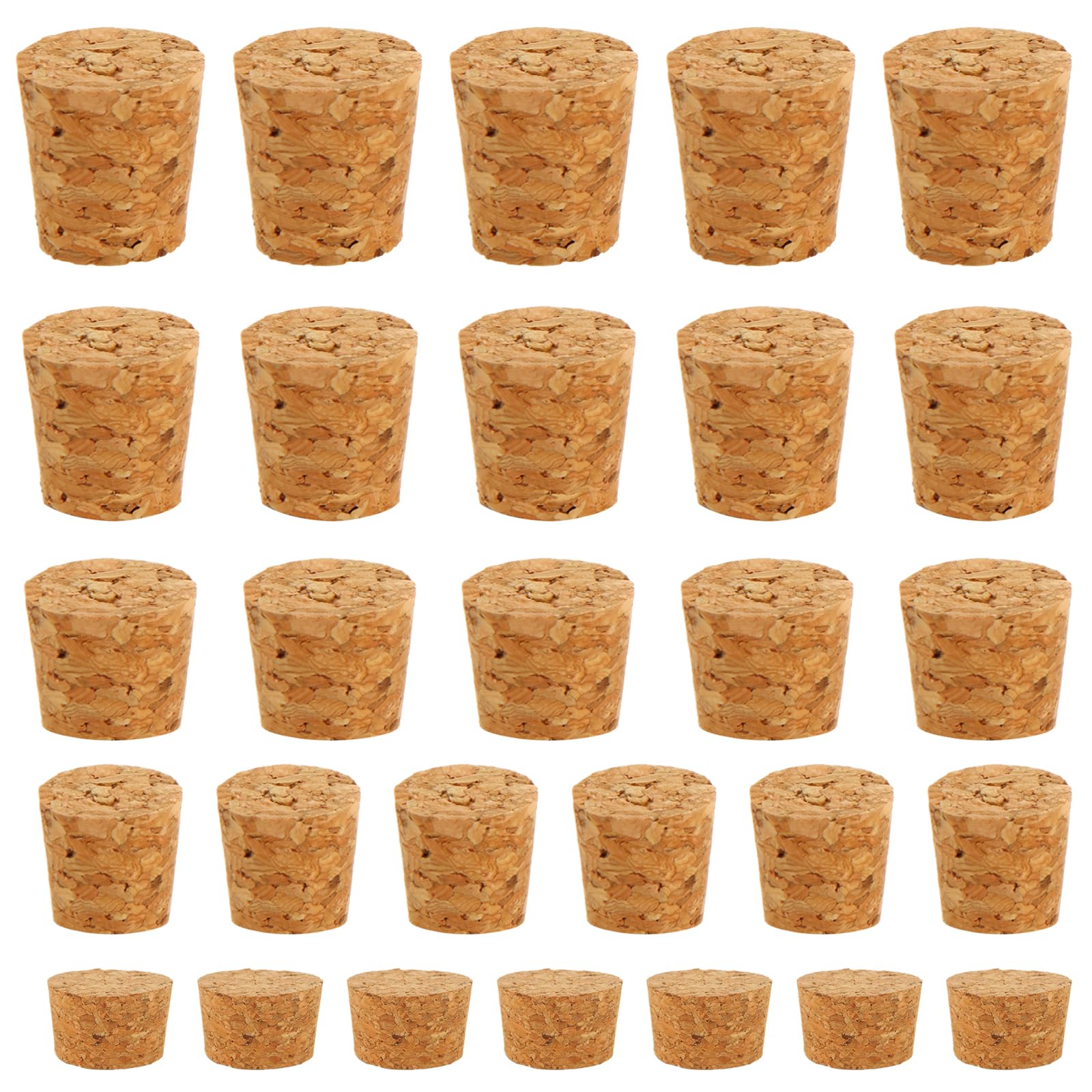 Amazon.com: MUXHEL 200Pcs 5 Sizes Wine Corks for Crafts, Tapered Cork ...