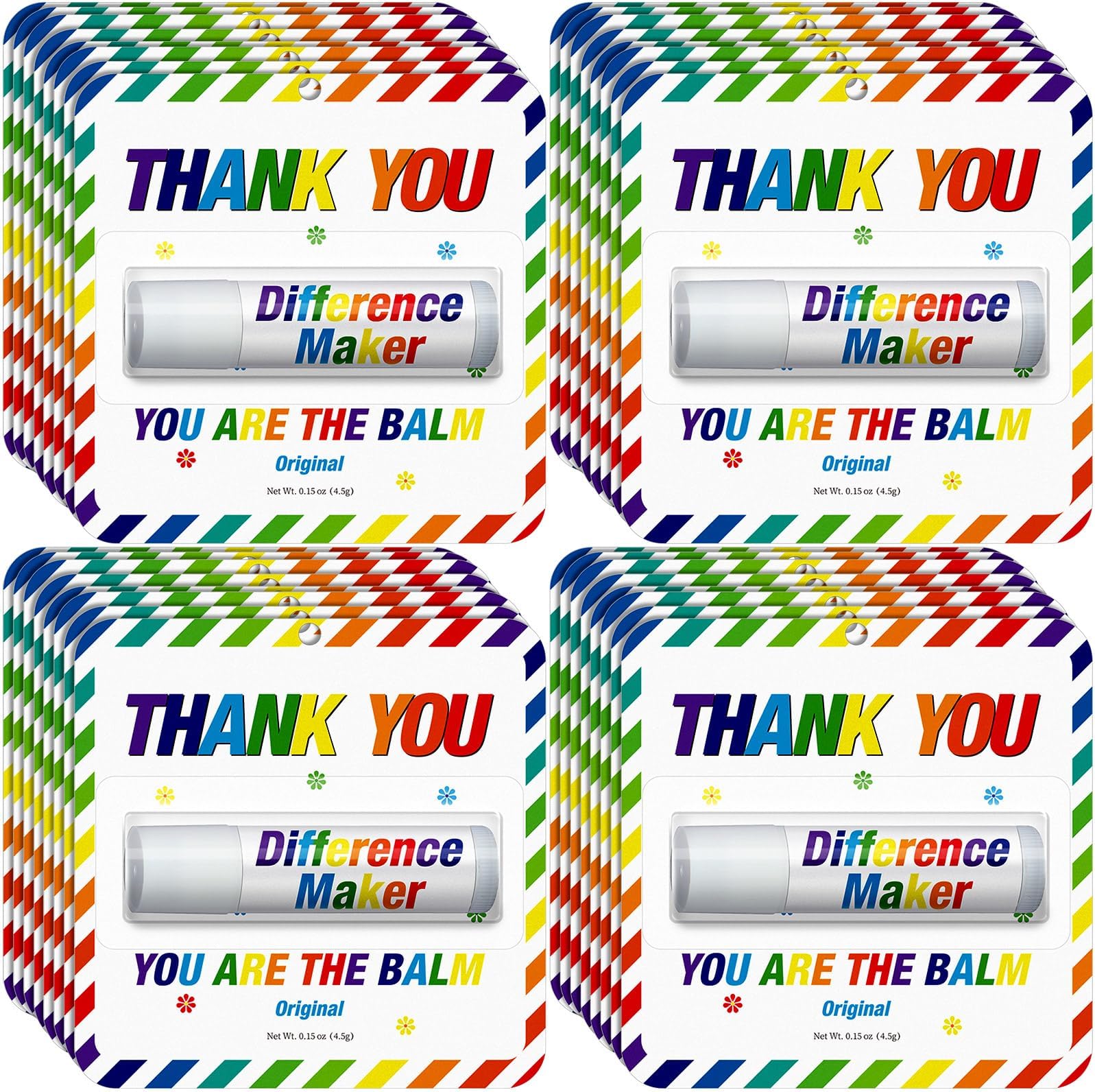 Amazon.com : Sacubee 30 Pcs Teacher Appreciation Gifts Bulk Lip Balms ...