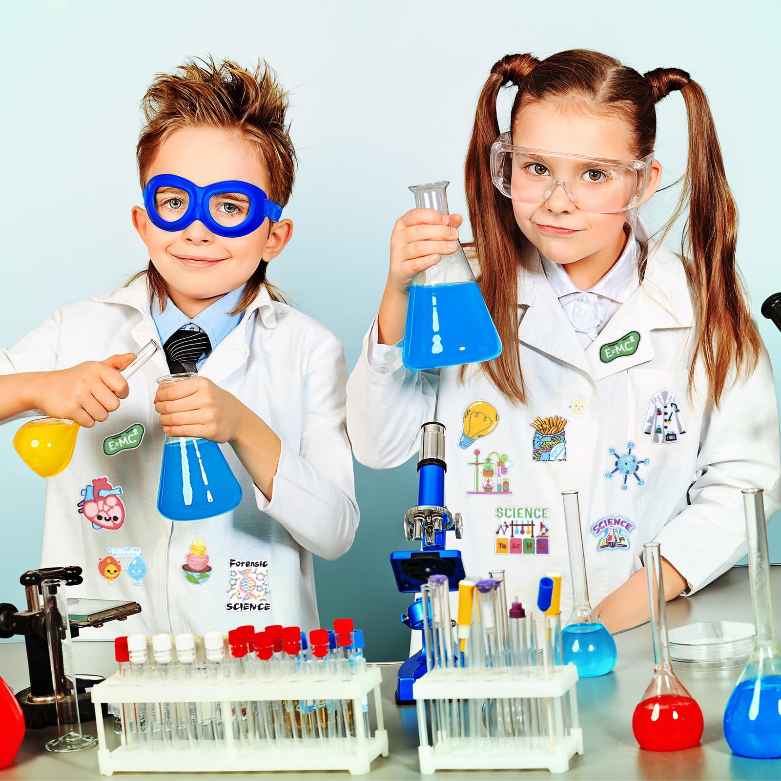 Snapklik.com : 48 Pcs Science Iron On Patches Lab Week Gifts Laboratory ...
