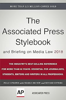 The Associated Press Stylebook 2018: and Briefing on Media Law ...