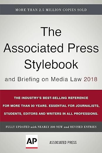 The Associated Press Stylebook 2018: and Briefing on Media Law ...