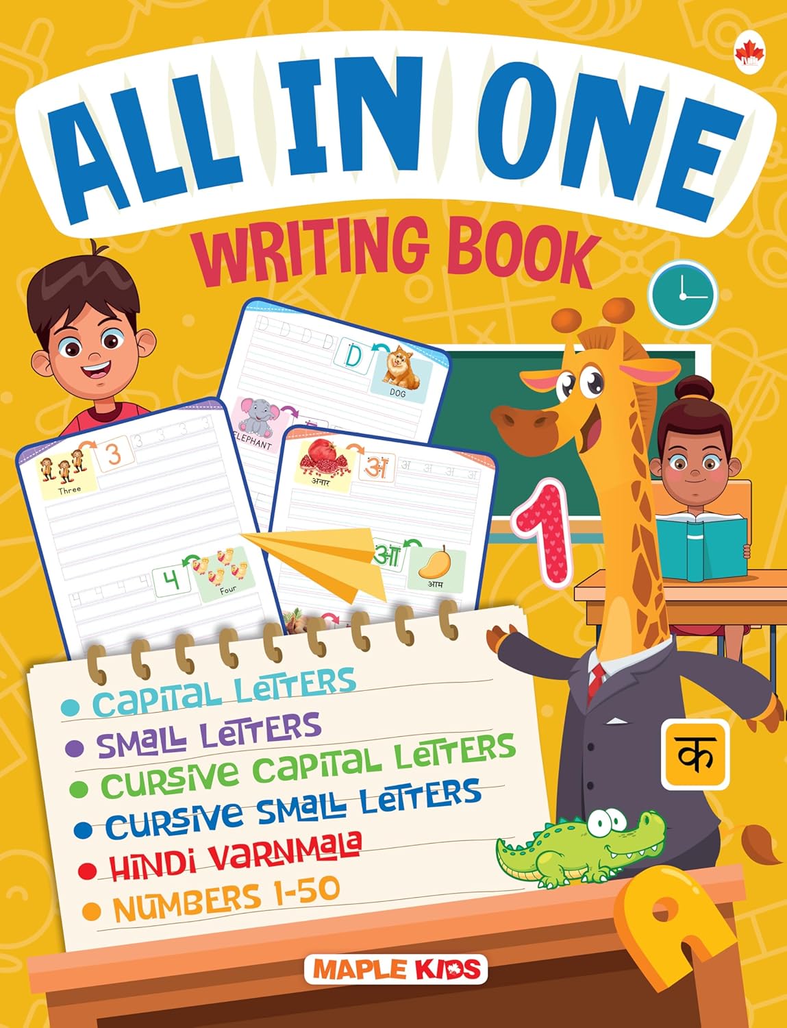 All in One - Writing Practice Fun - Write and Practice Capital Letters ...