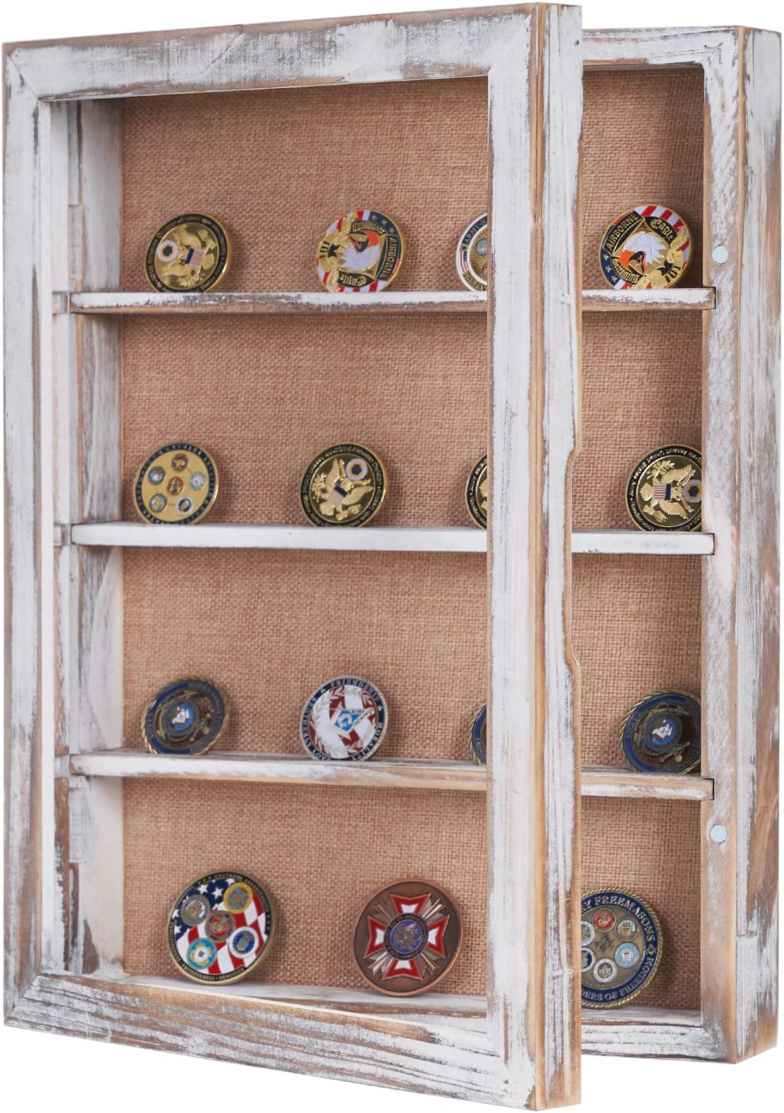 Amazon.com: DisplayGifts 3" Belt Buckle Display Case Wall Shadow Box ...