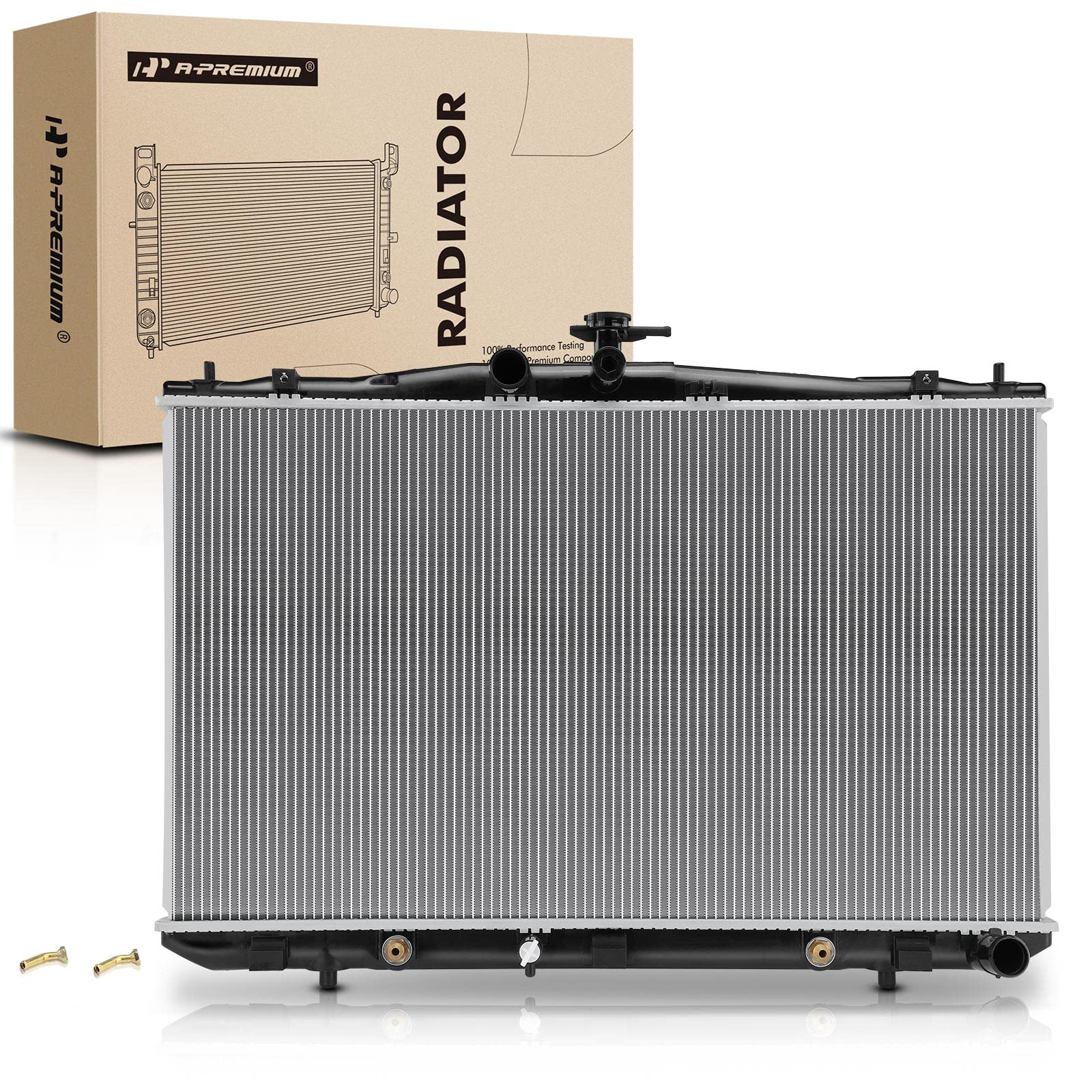 A-Premium Engine Coolant Radiator Assembly with Transmission Oil Cooler ...