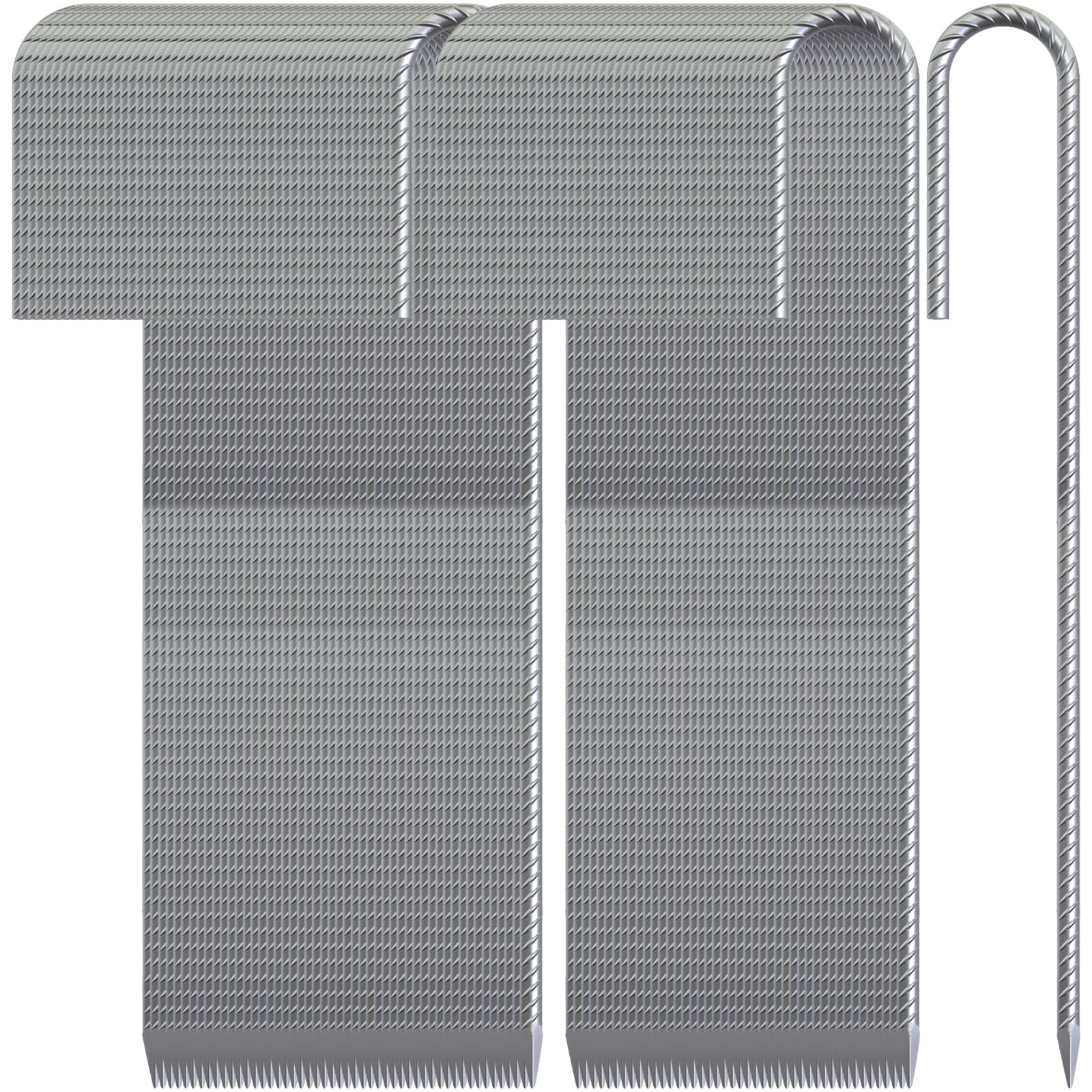 Snapklik.com : VVOKGO Rebar-Stakes-12-Inch Galvanized Ground Spikes,95 ...