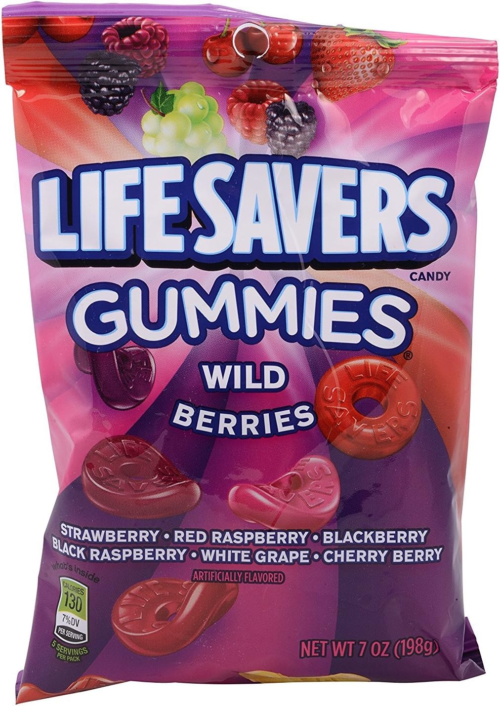 Amazon.com : Life Savers, Gummies, Wild Berries, 7oz Bag (Pack of 6 ...