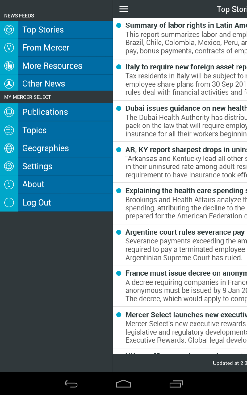 Mercer Select - App on Amazon Appstore