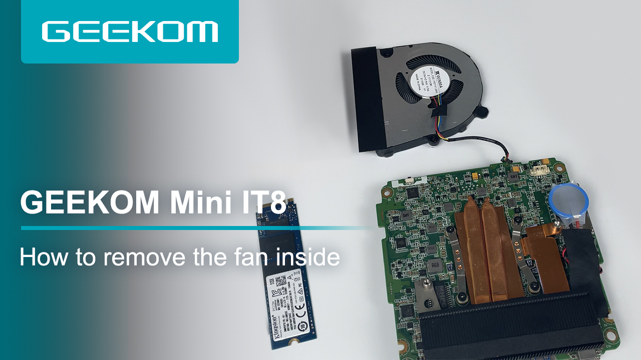 Watch How to remove the fan of GEEKOM Mini PC on Amazon Live