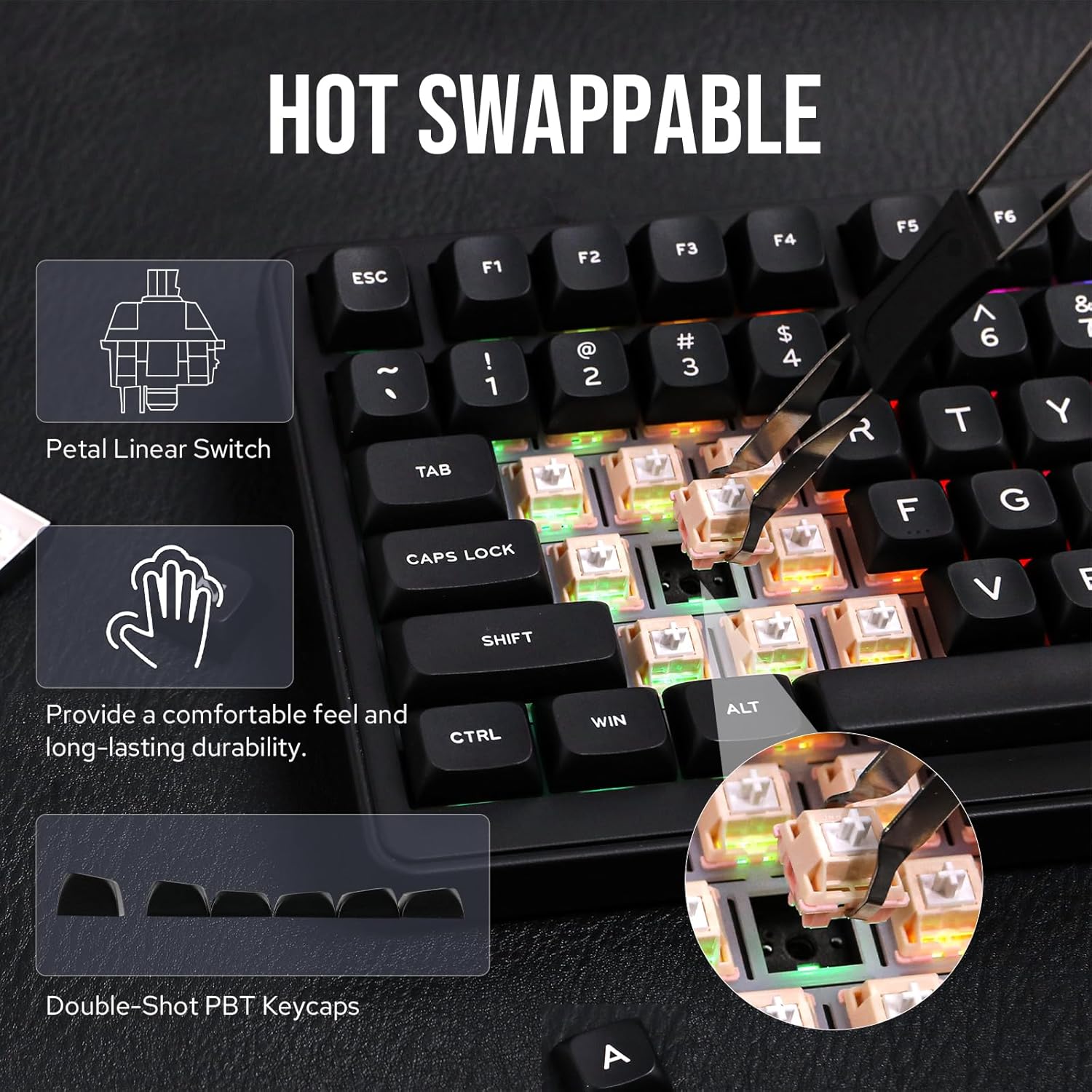 Feker K75 Lite Gasket Mechanical Keyboard User Manual