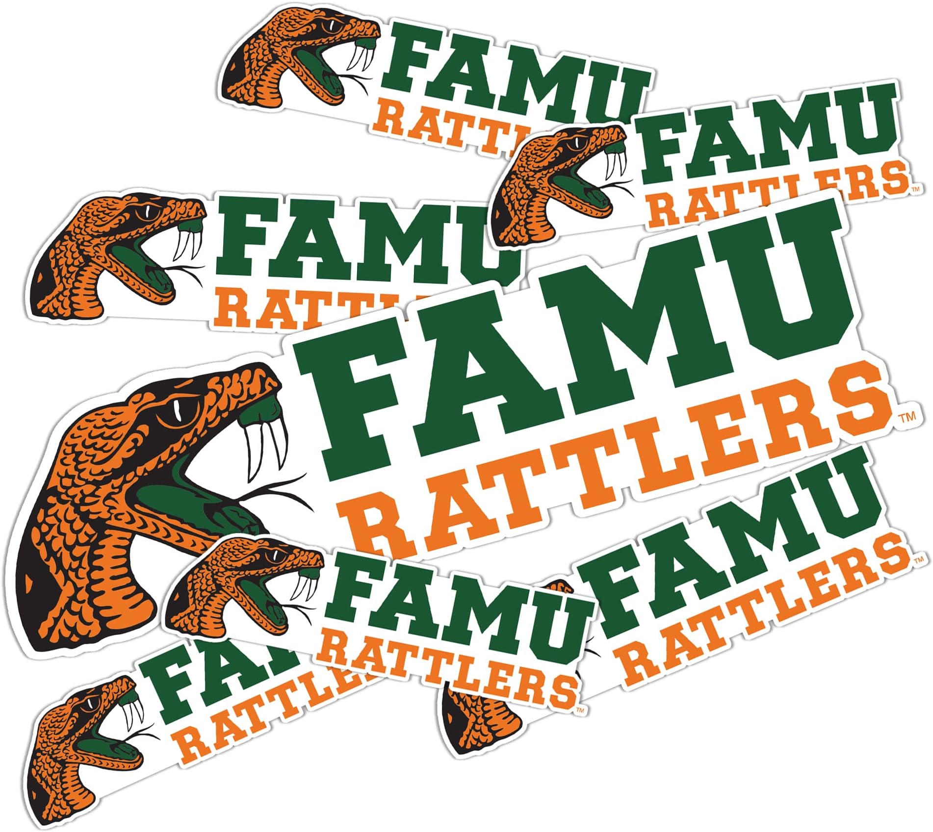 Amazon.com: Desert Cactus Florida A&M University FAMU Rattlers Stickers ...