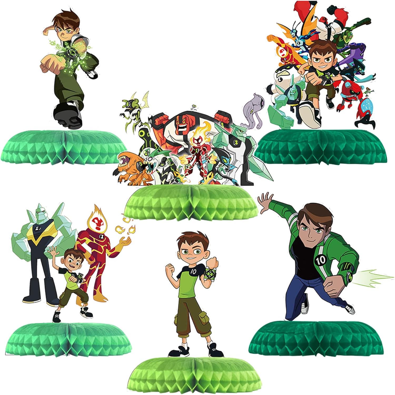 Ben 10 Birthday Party Supplies: 6Pcs Theme Philippines | Ubuy