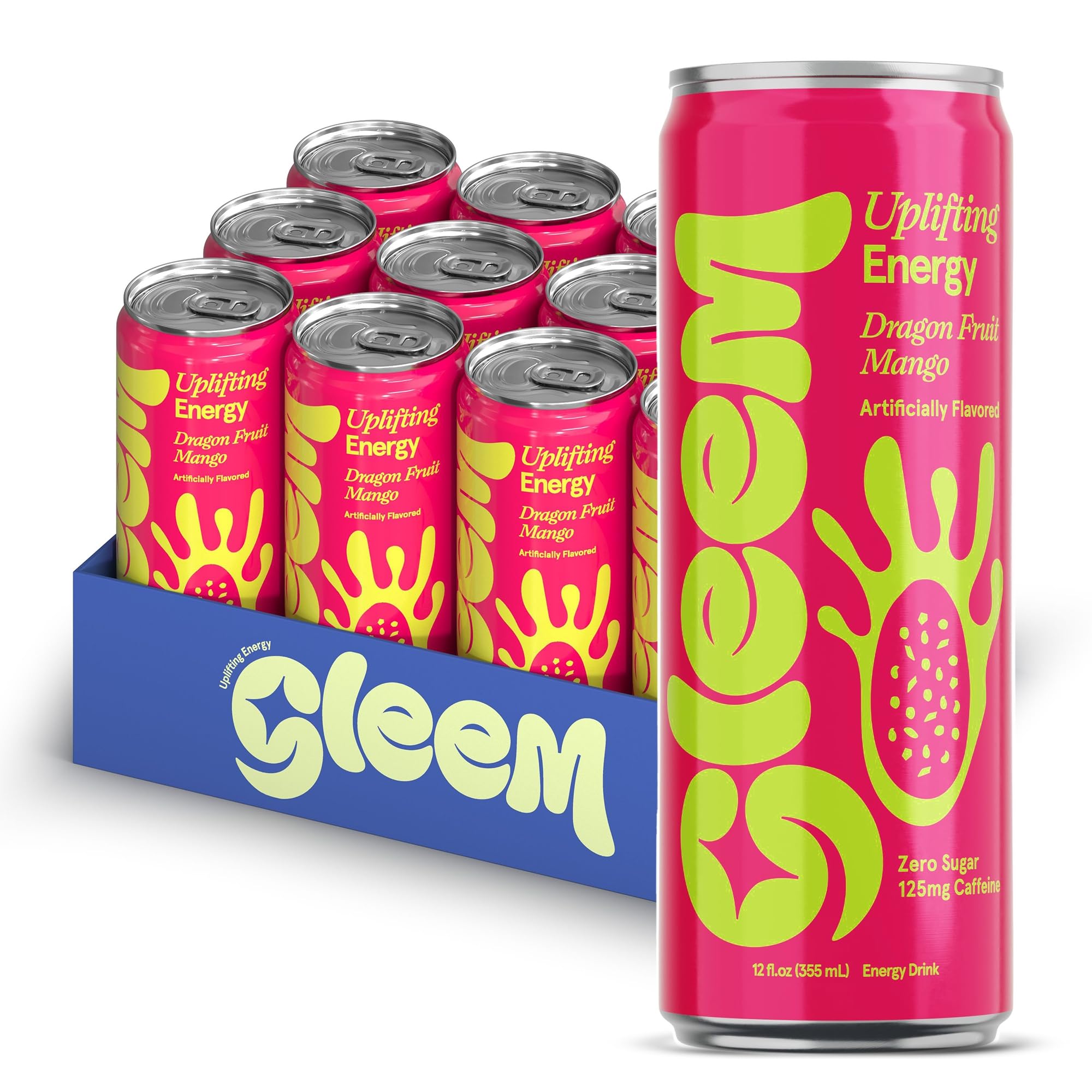 Asian Energy Drinks Gleem Energy Drink, Zero Sugar, Low Calorie, 125mg