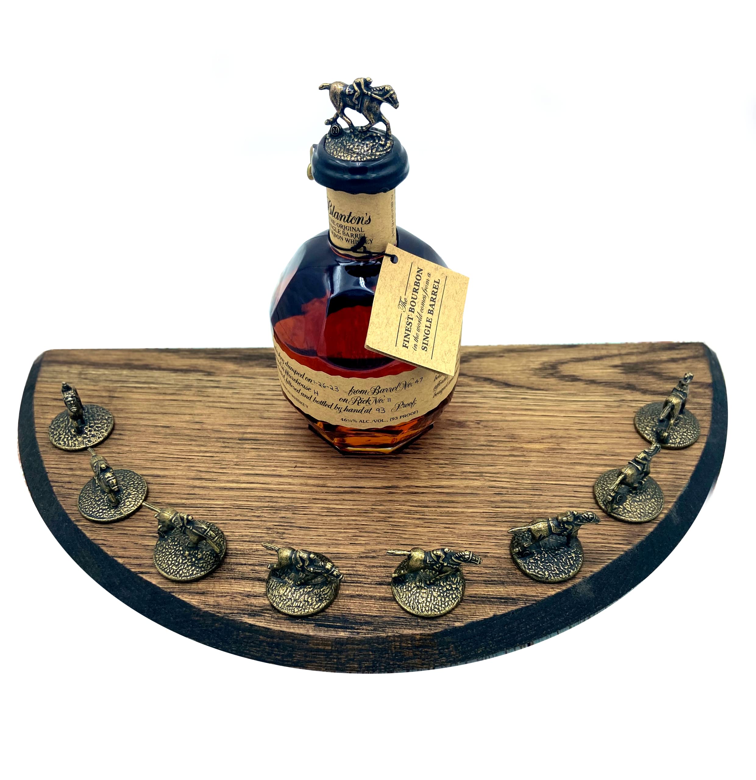Amazon.com: Barrel-Art Blantons Bottle Display/ Stopper Holder/ Cork ...