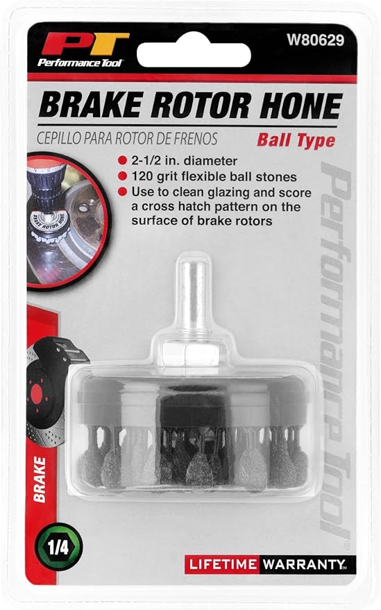 PERFORMANCE TOOL W80629 Wilmar 2-1/2 in. Brake Rotor Hone 120 Grit ...