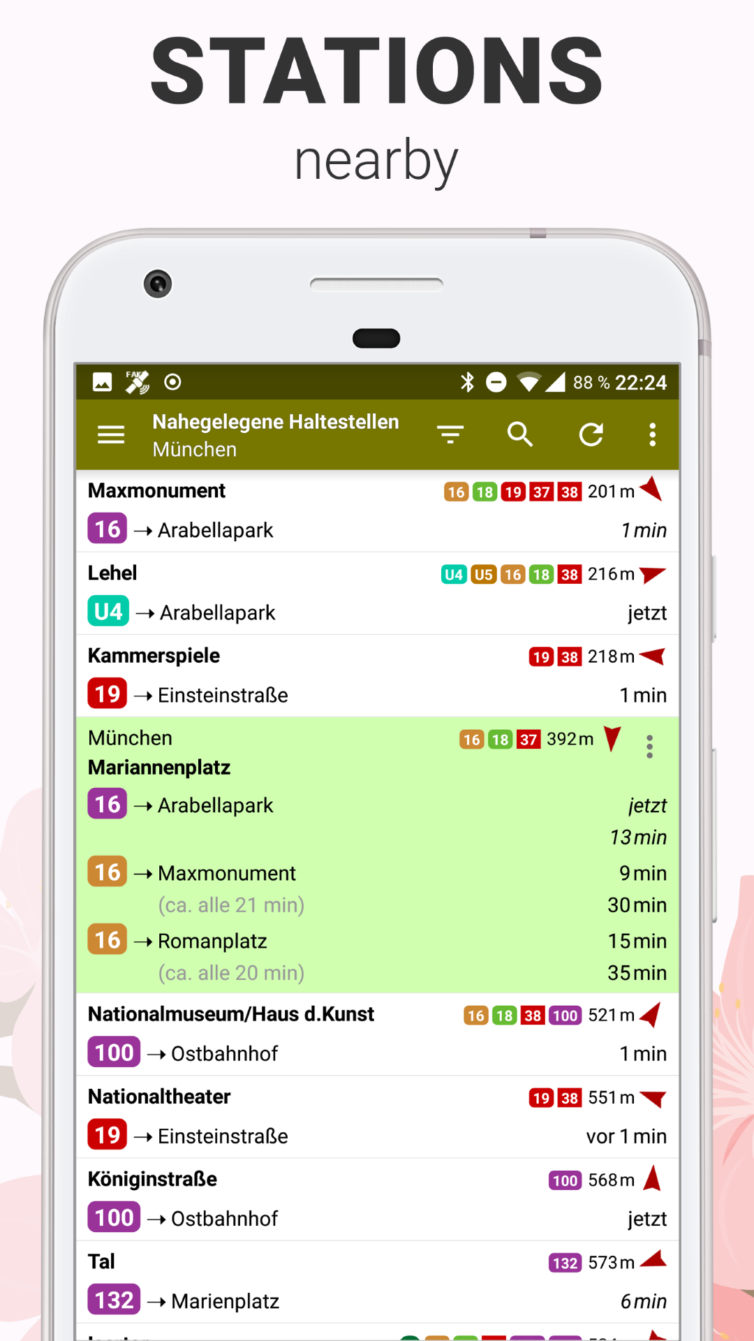 Öffi - Travel planner. Stations, timetables and navigation. King of ...