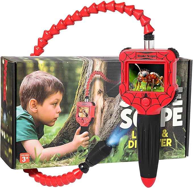 Amazon.com: Kids Borescope Snake Camera with Light,STEM Educational ...