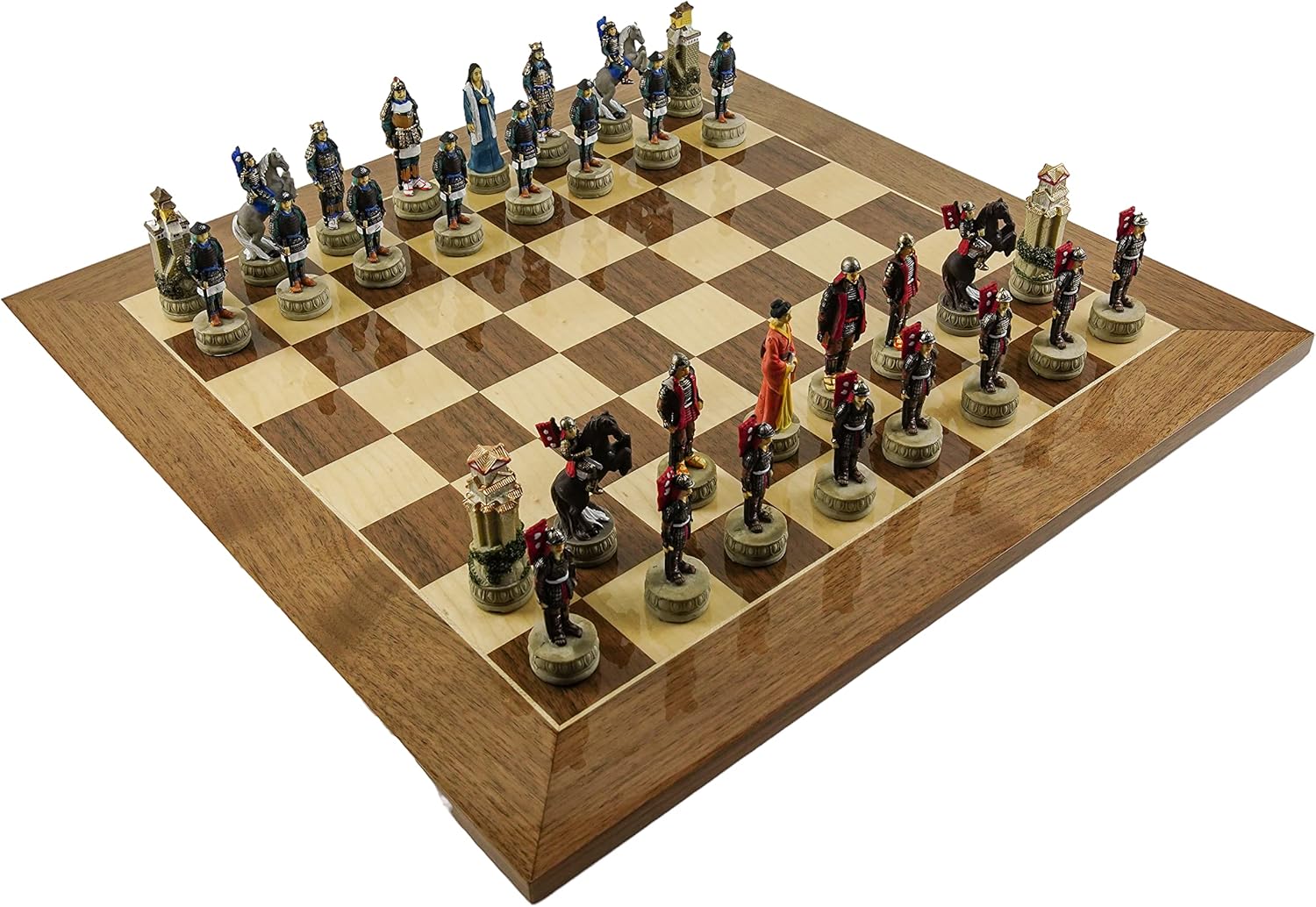 Amazon.com: Japanese Samurai Hand Painted Chessmen & Columbus Avenue ...
