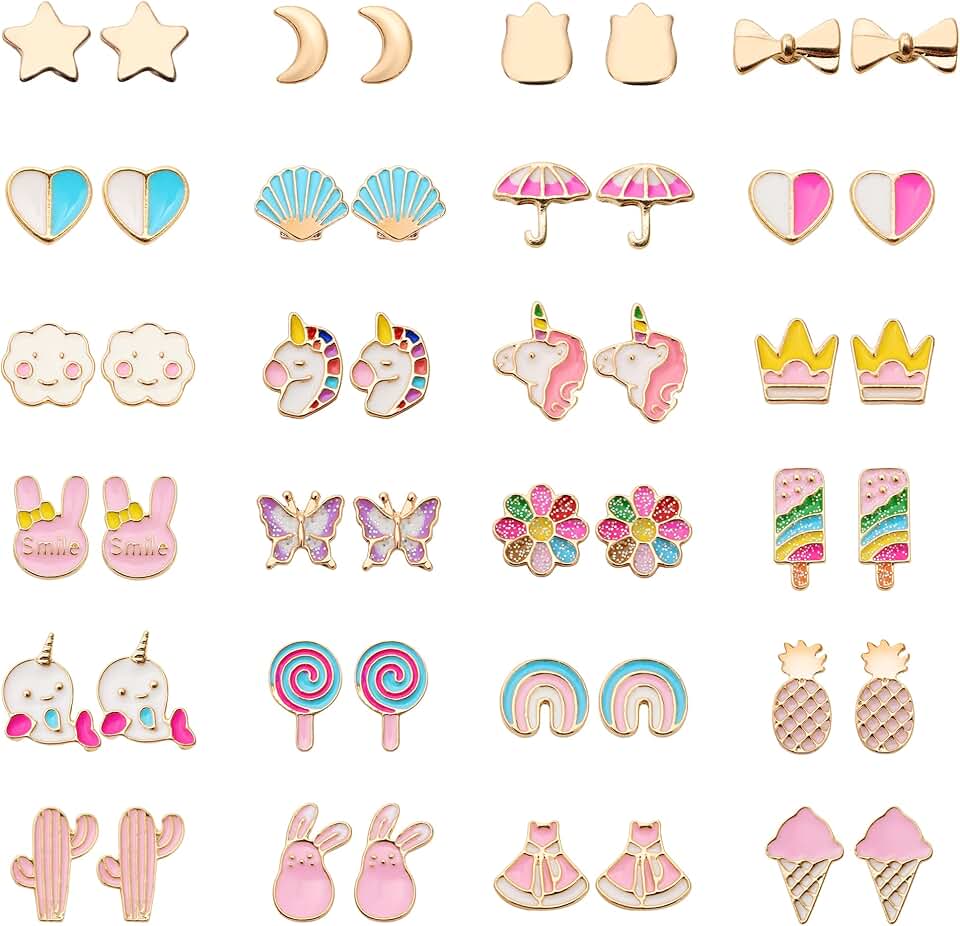 Girls Earrings | Amazon.com