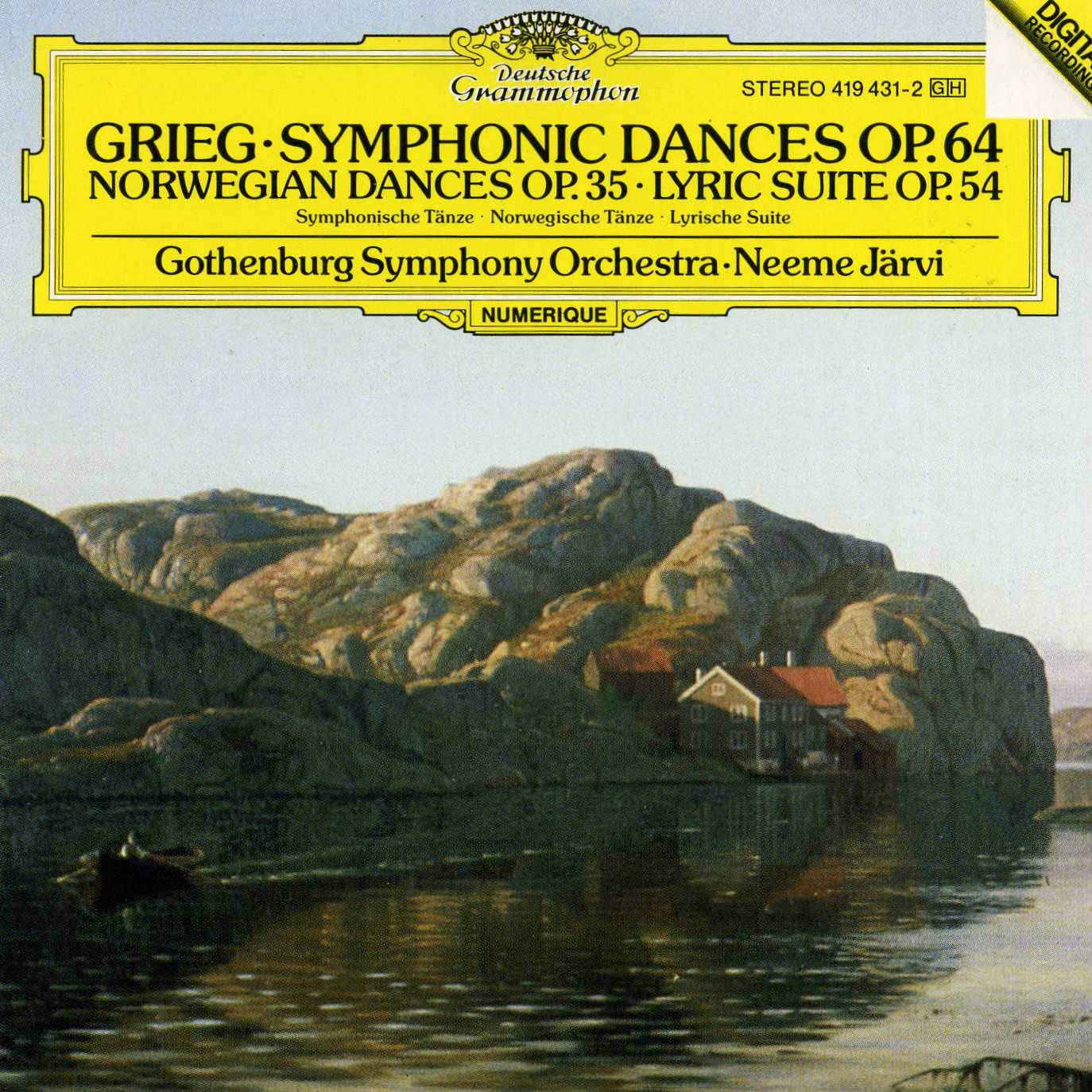 Edvard Grieg, Neeme Järvi, Gothenburg Symphony Orchestra - Grieg ...